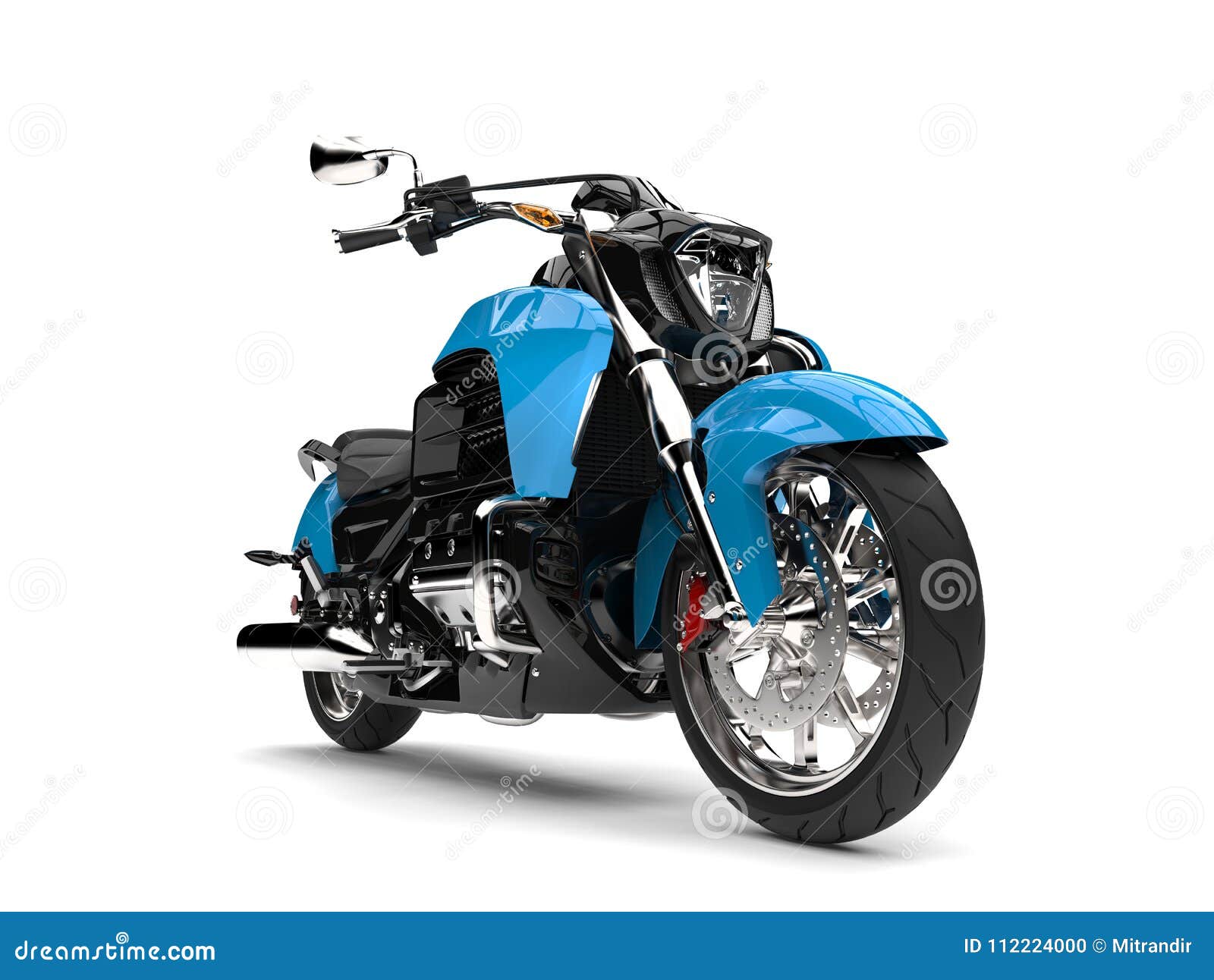 Blue Chopper Cartoon Vector | CartoonDealer.com #6963893