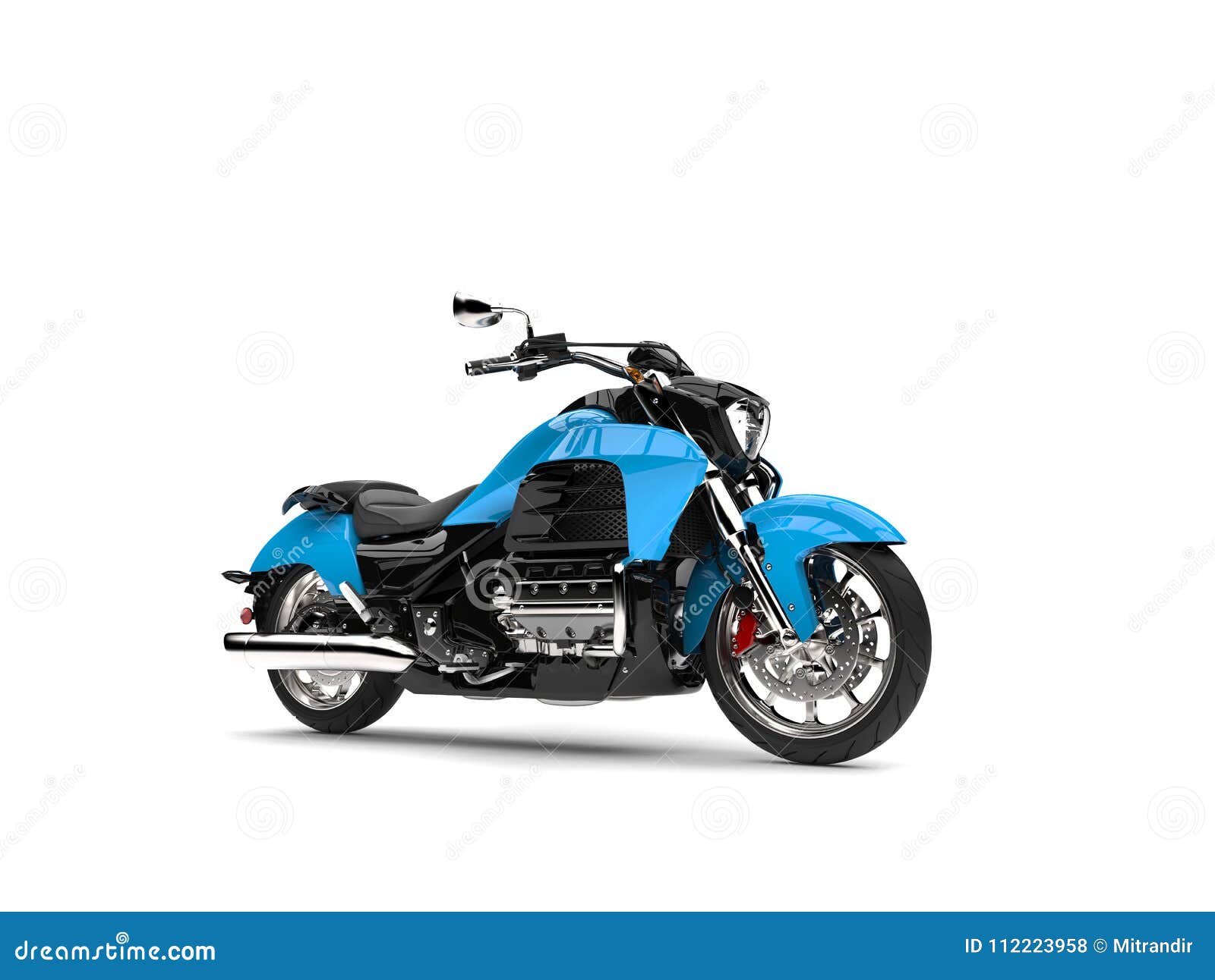 Blue Chopper Cartoon Vector | CartoonDealer.com #6963893