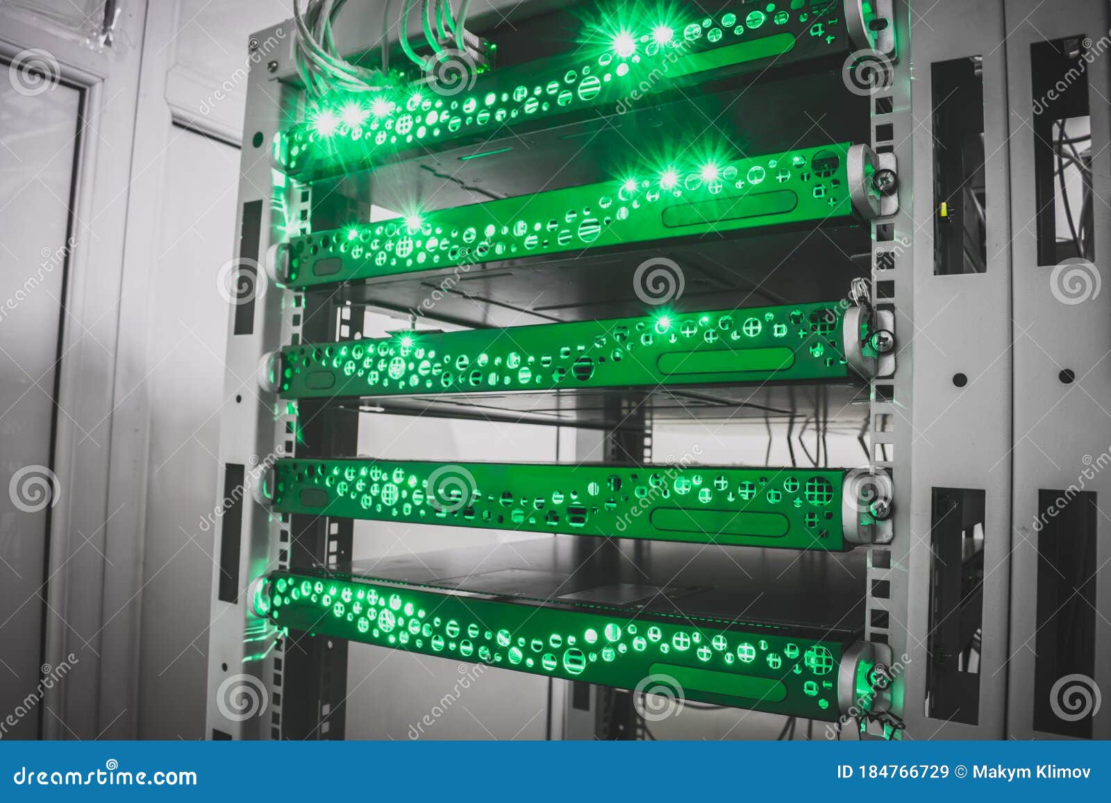 Powerful Multimedia Servers Work in a Data Center Rack. File-based ...