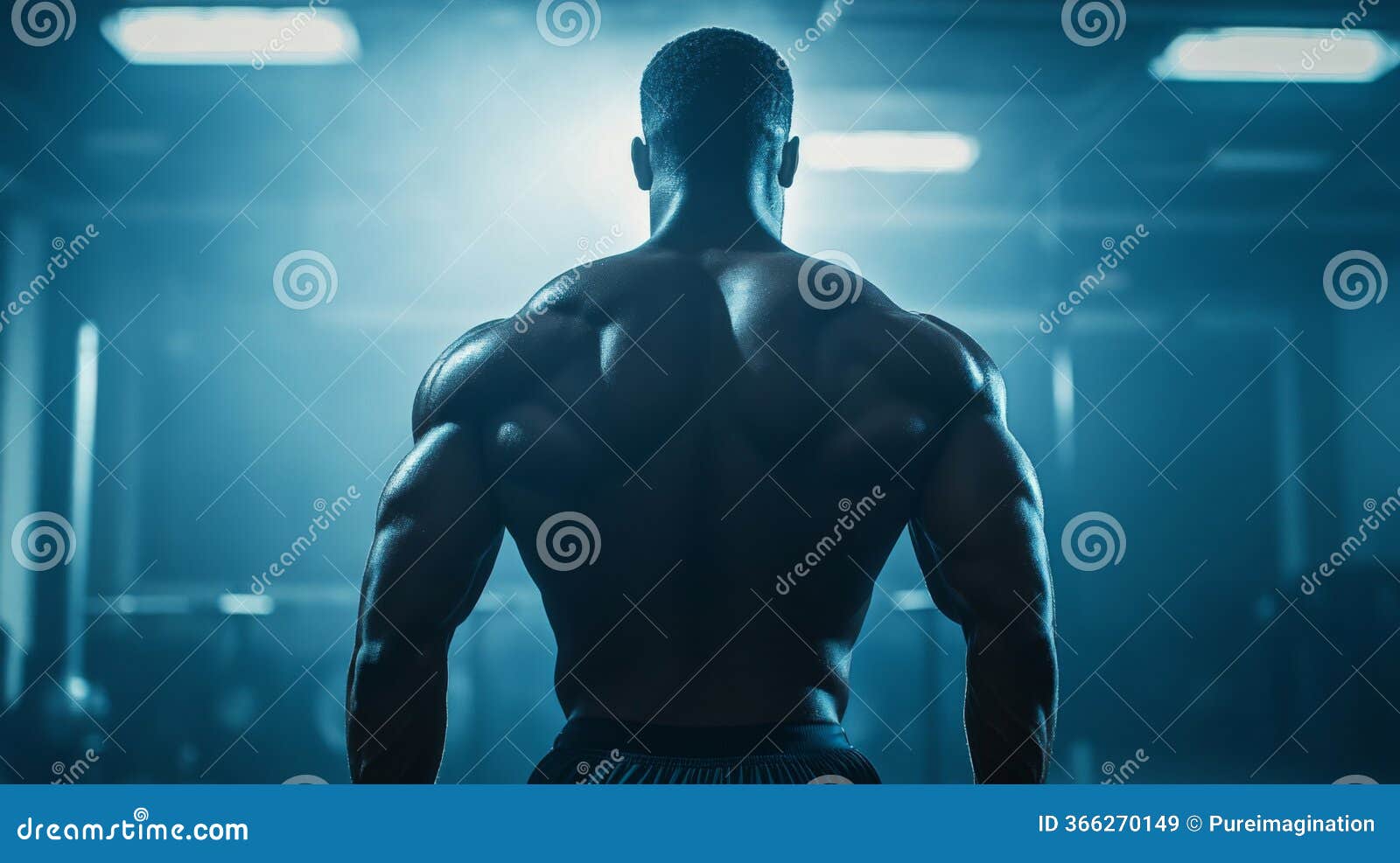 Muscular Back Structure Vector Illustration | CartoonDealer.com #213281470