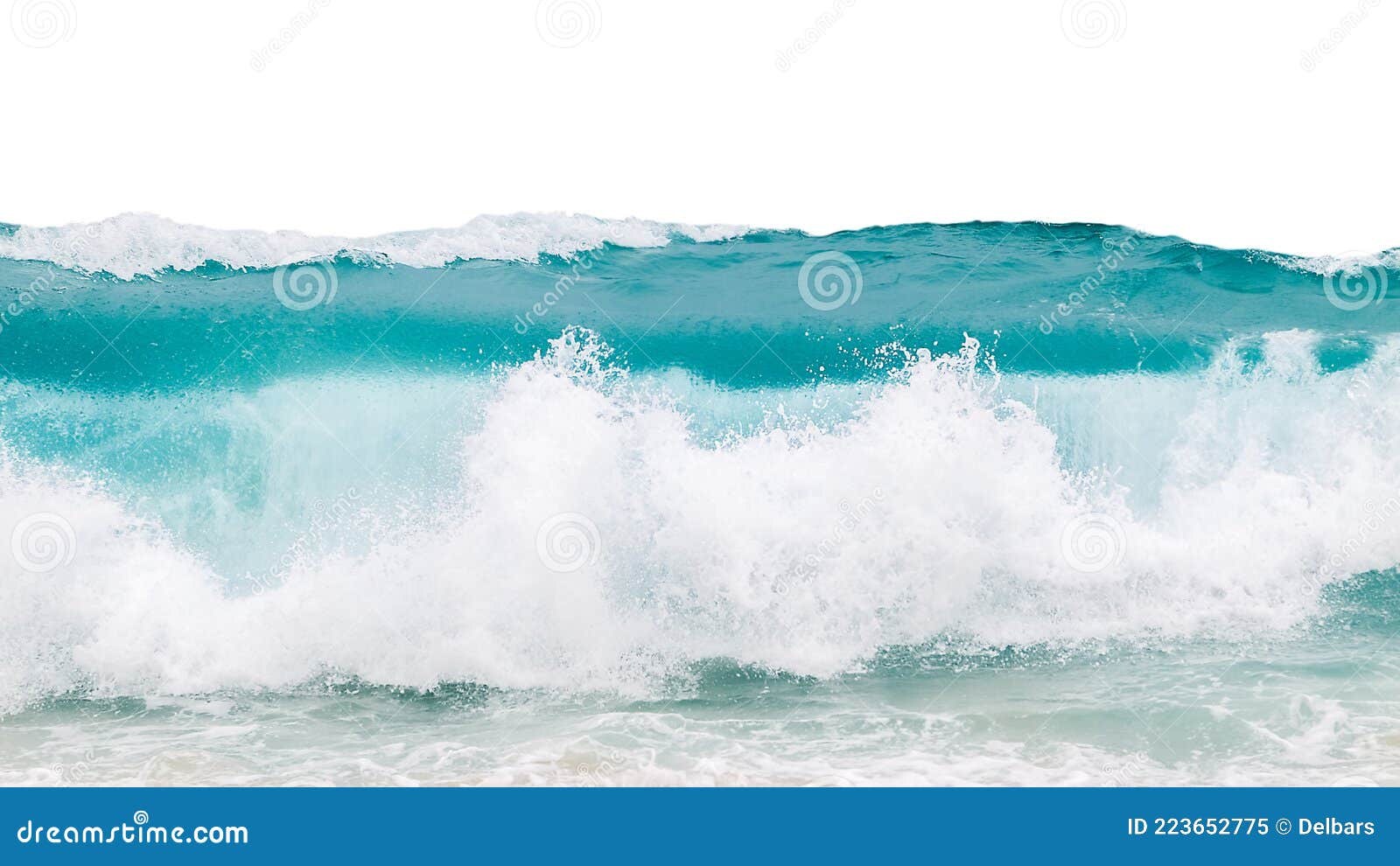 Powerful Ocean Wave Breaking. Wave On The Surface Of The Ocean. Wave ...