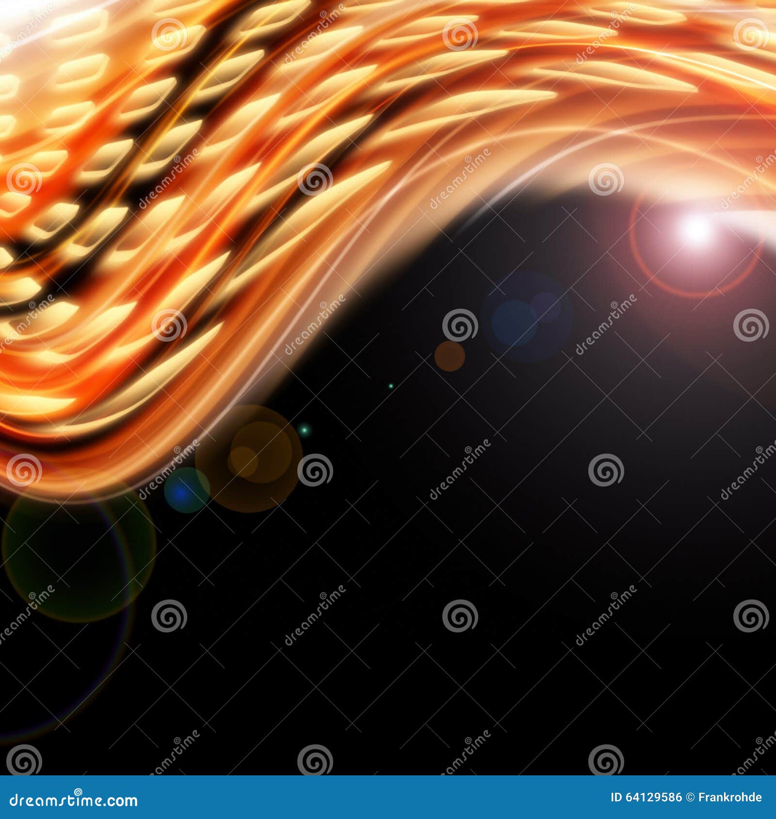 Powerful orange design stock illustration. Illustration of element ...