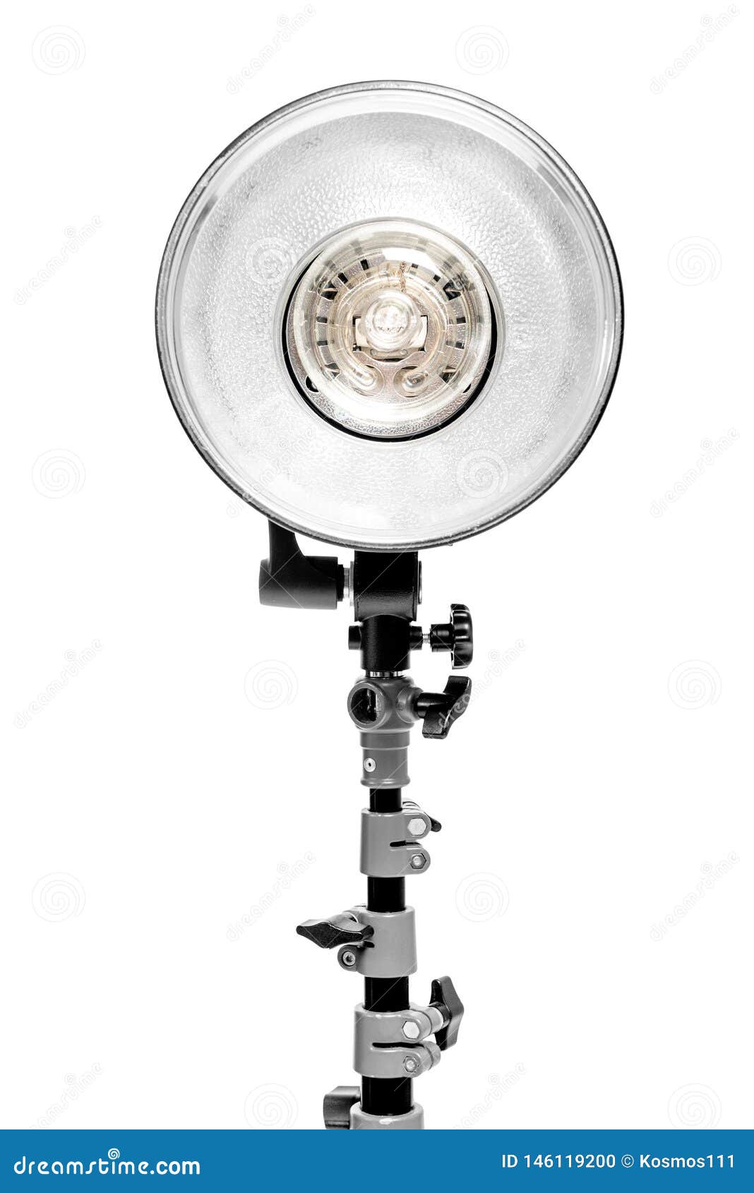 Rack With Powerful Internet Servers. The Monitor Is Installed In A ...