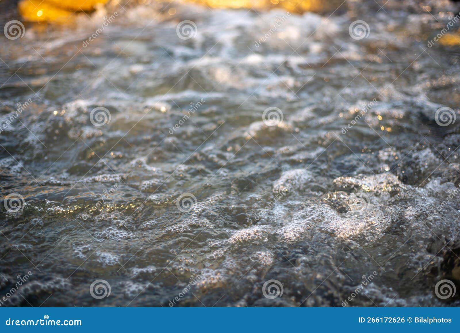 Powerful Rapid in the River with Speedy Water in Motion Stock Photo ...