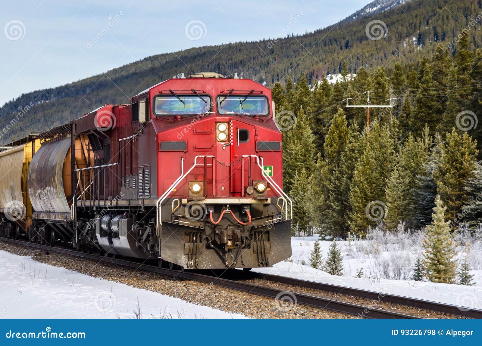 Inside Freight Train Engine