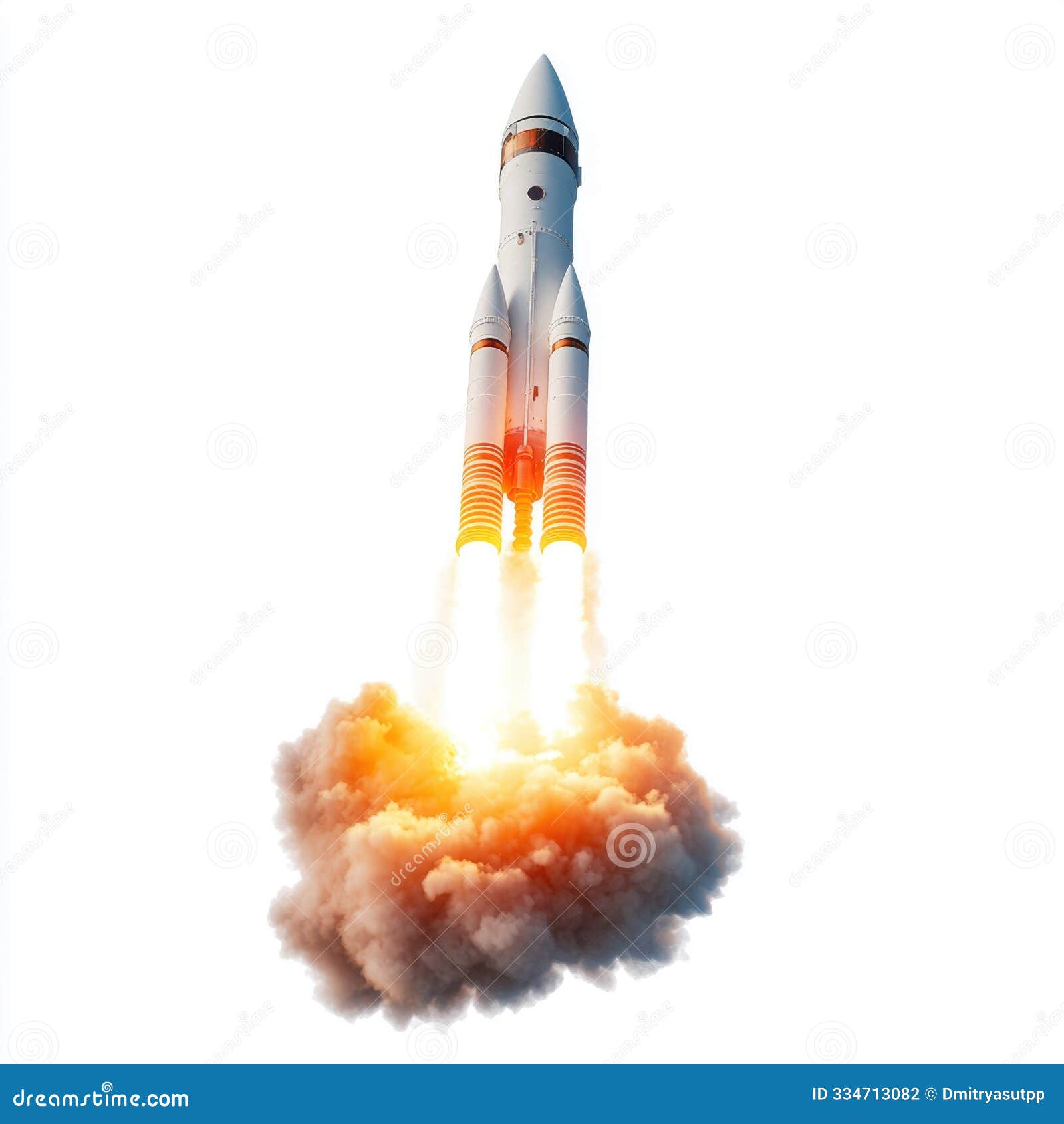 Powerful Rocket Launching with Fiery Burst, Showcasing Advanced ...