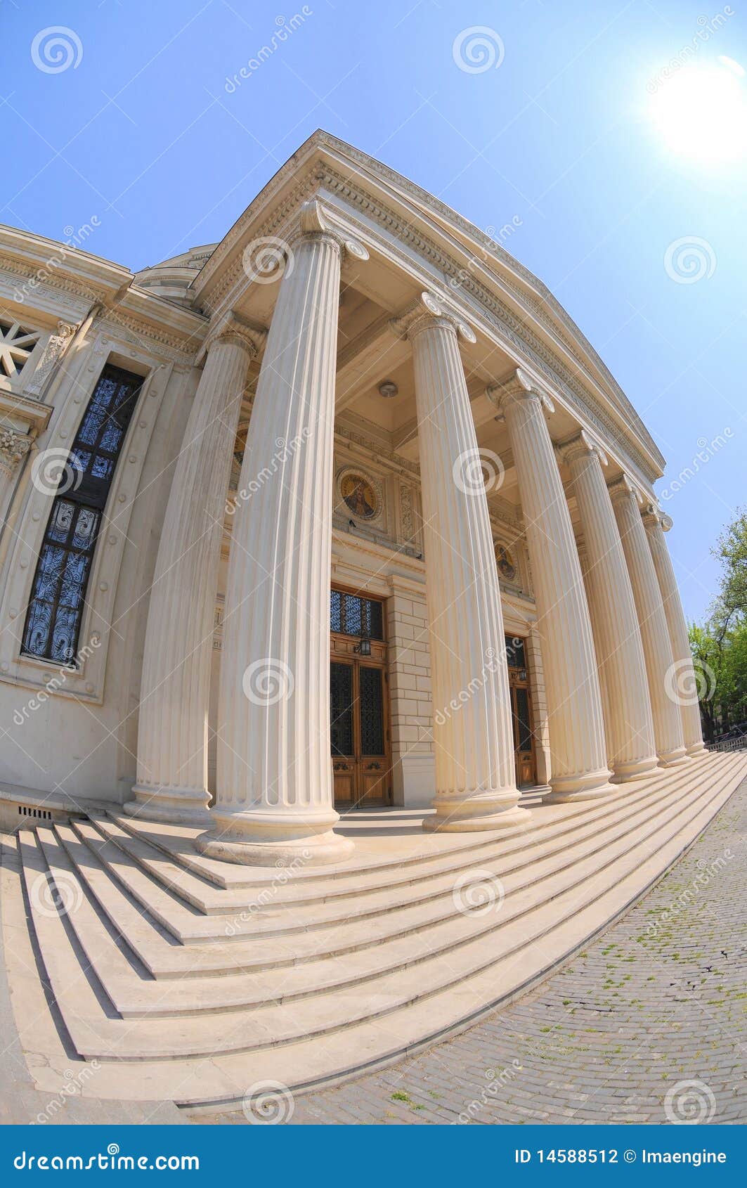 Powerful roman columns stock photo. Image of opera, attractive - 14588512
