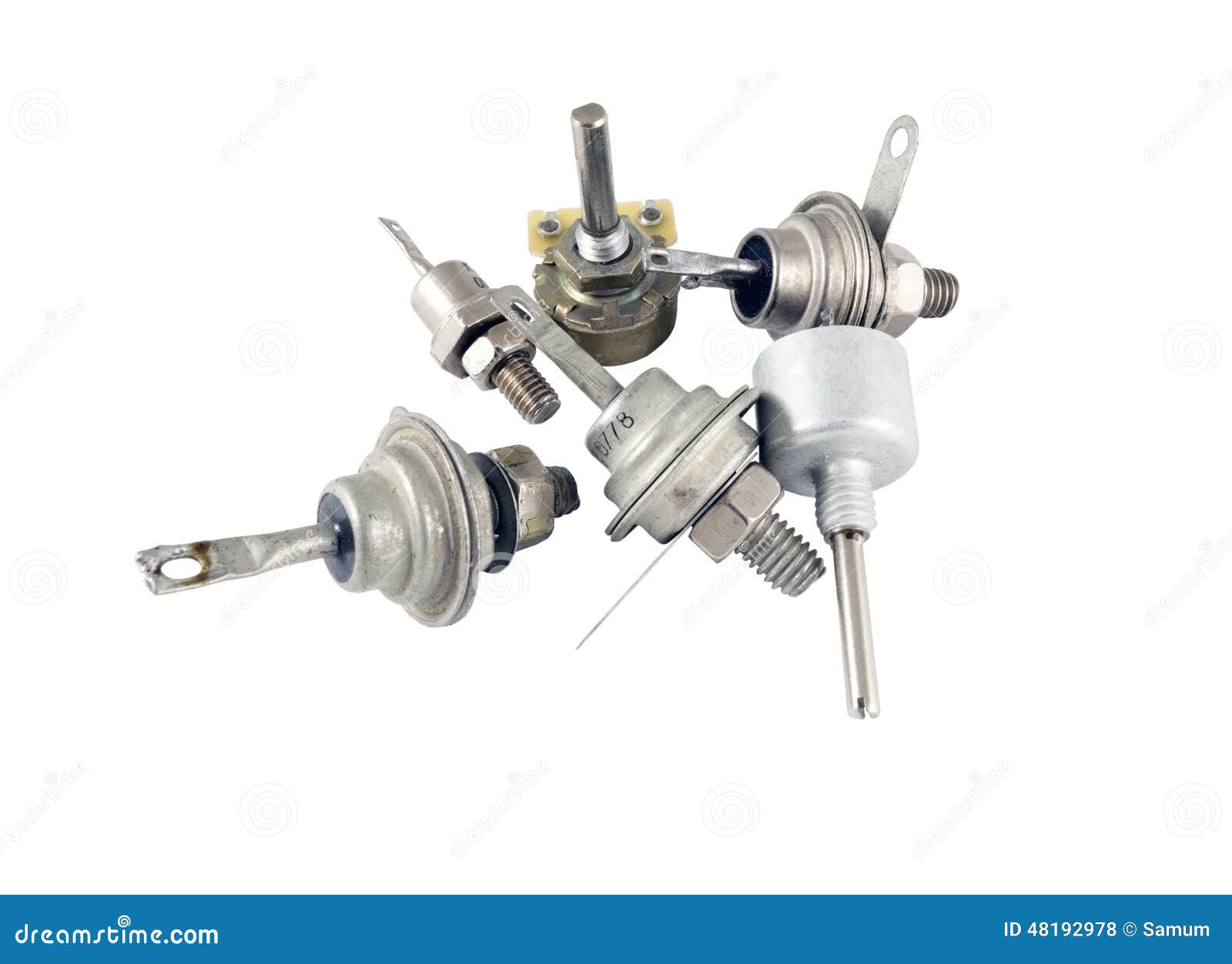 Powerful Semi-conductor Diode Stock Photo - Image of silicone ...