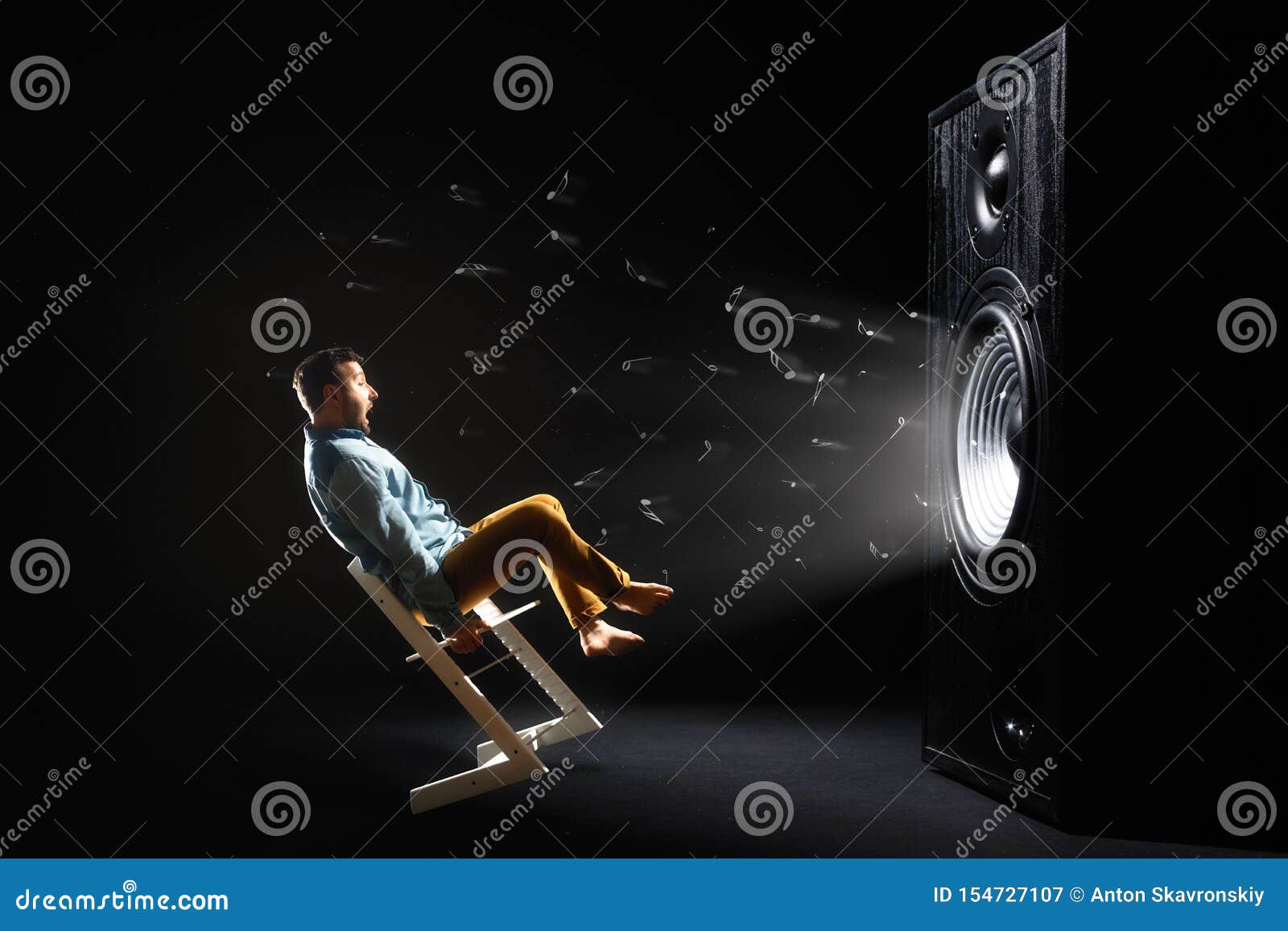 Powerful sound wave. stock image. Image of powerful - 154727107