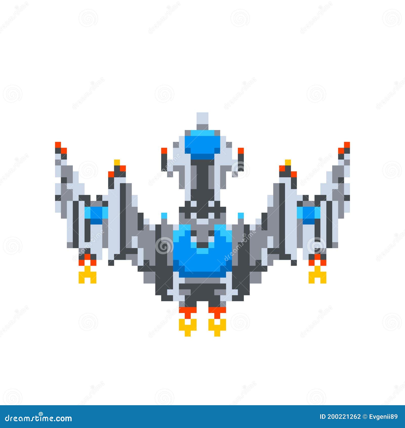 UFO Spaceship Game Sprites. UFO Sprite Sheet Game Assets Vector ...