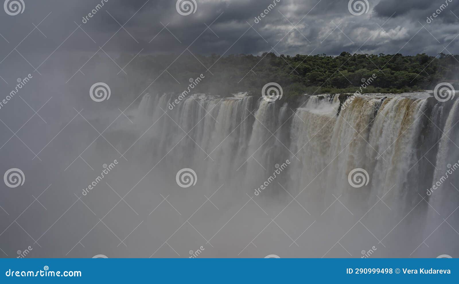 The Powerful Streams of the Waterfall Collapse from the Edge of the ...