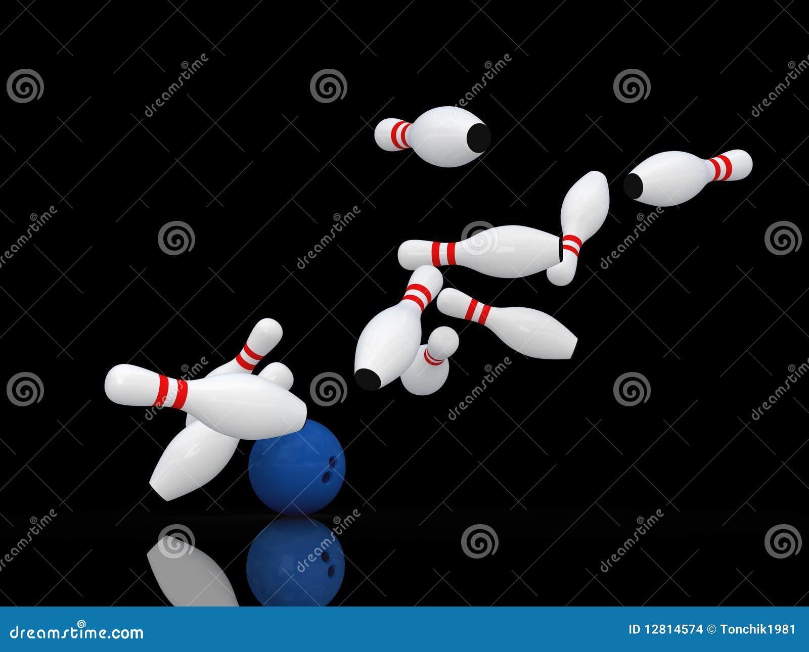 Powerful strike. stock illustration. Illustration of striped - 12814574