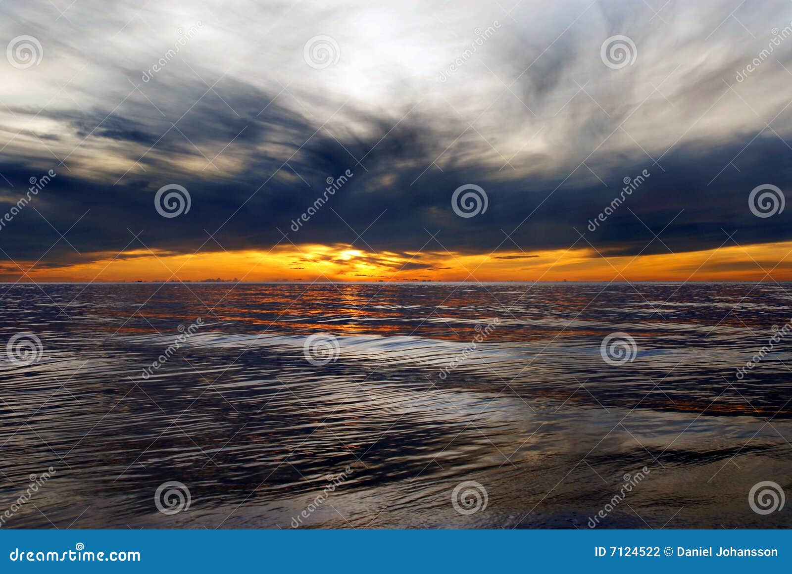 Powerful Sunrise stock photo. Image of ocean, formation - 7124522