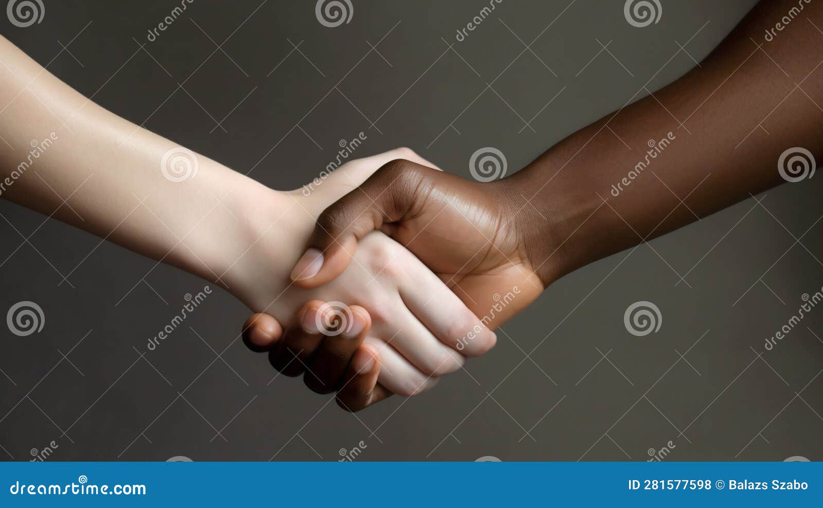 Handshake Clasping Gesture Cartoon Vector | CartoonDealer.com #105516569