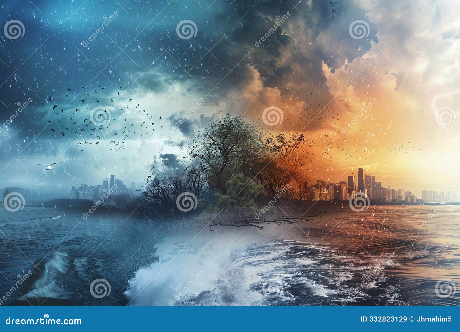 A Powerful Visual Representation of Climate Change Depicting Extreme ...