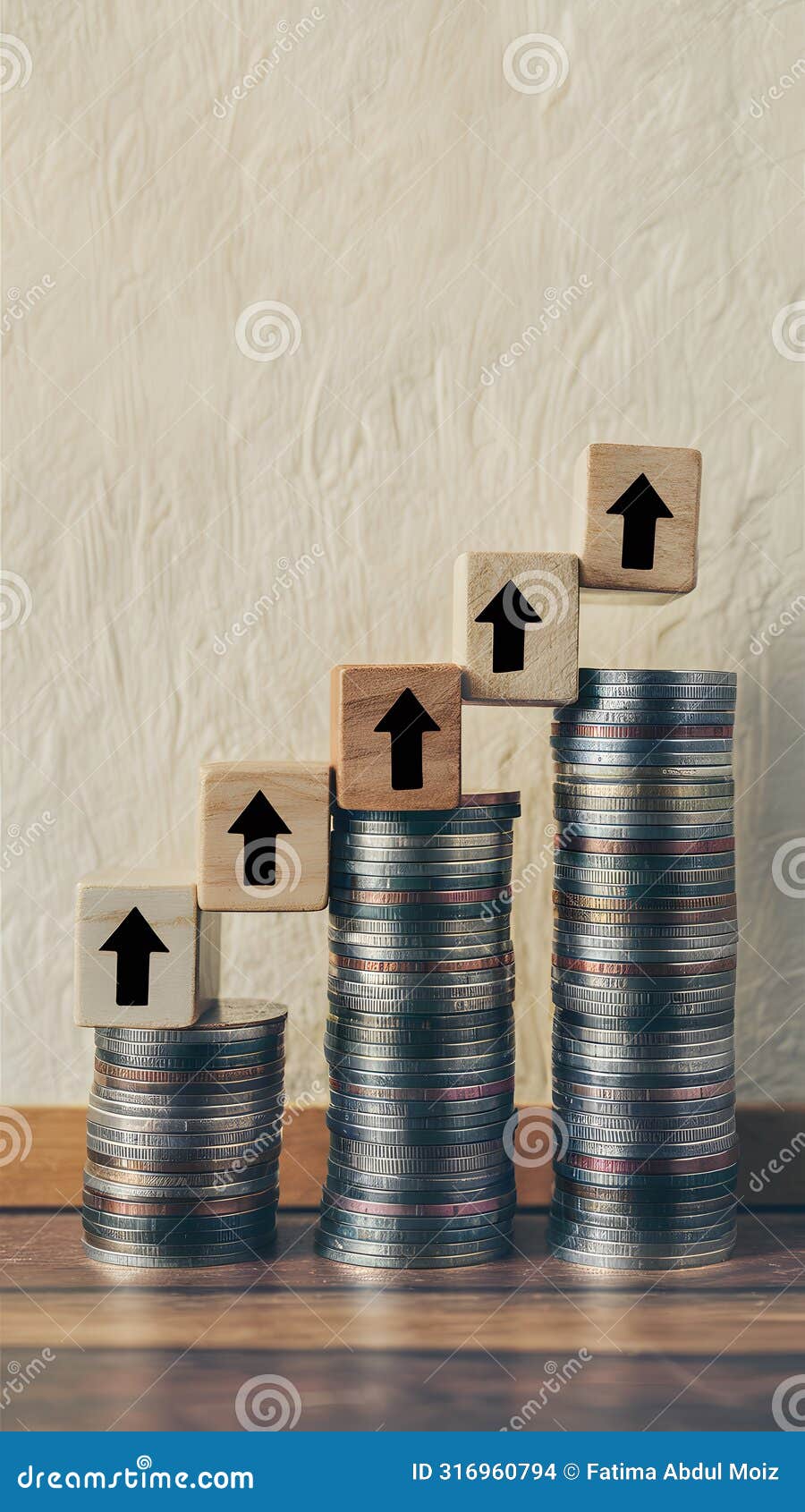 A Powerful Visual Representation of Progress and Growth with Ascending ...