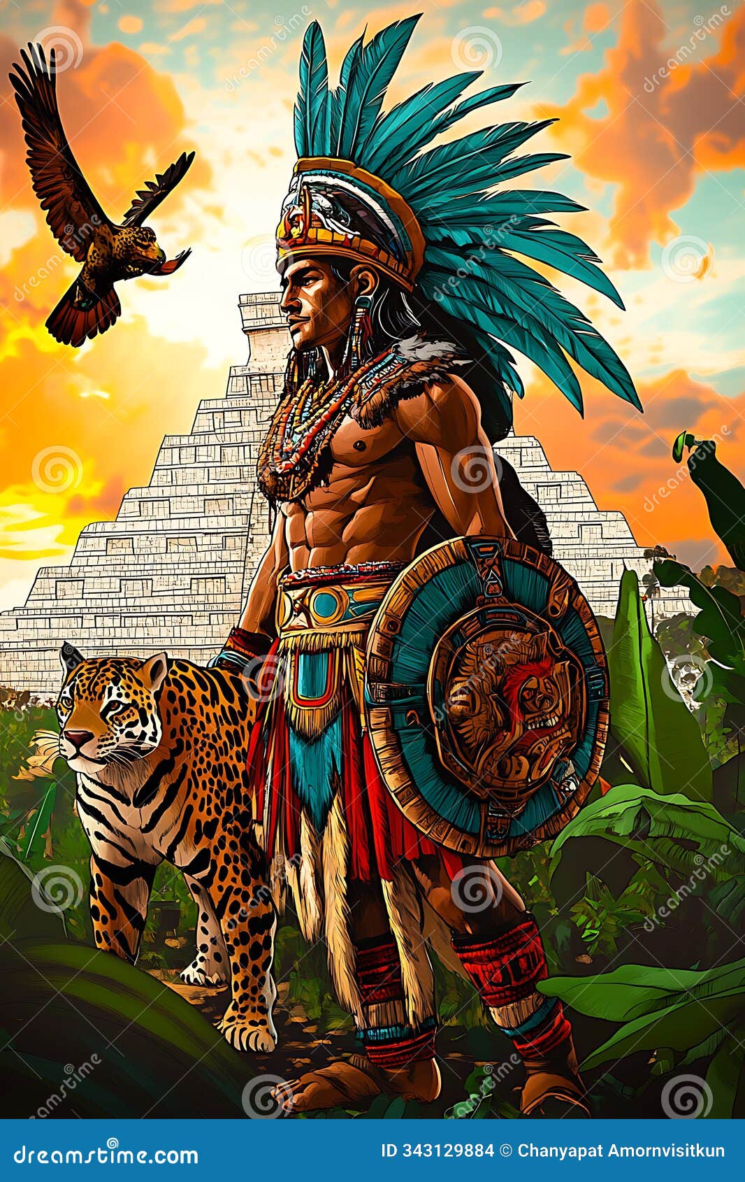 Pyramid Eagle Royalty-Free Stock Photography | CartoonDealer.com #400073