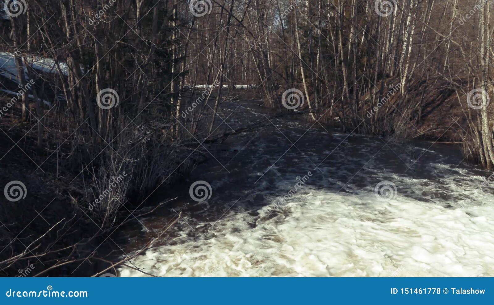 Powerful Water Flow at the Reservoir Discharge Stock Footage - Video of ...
