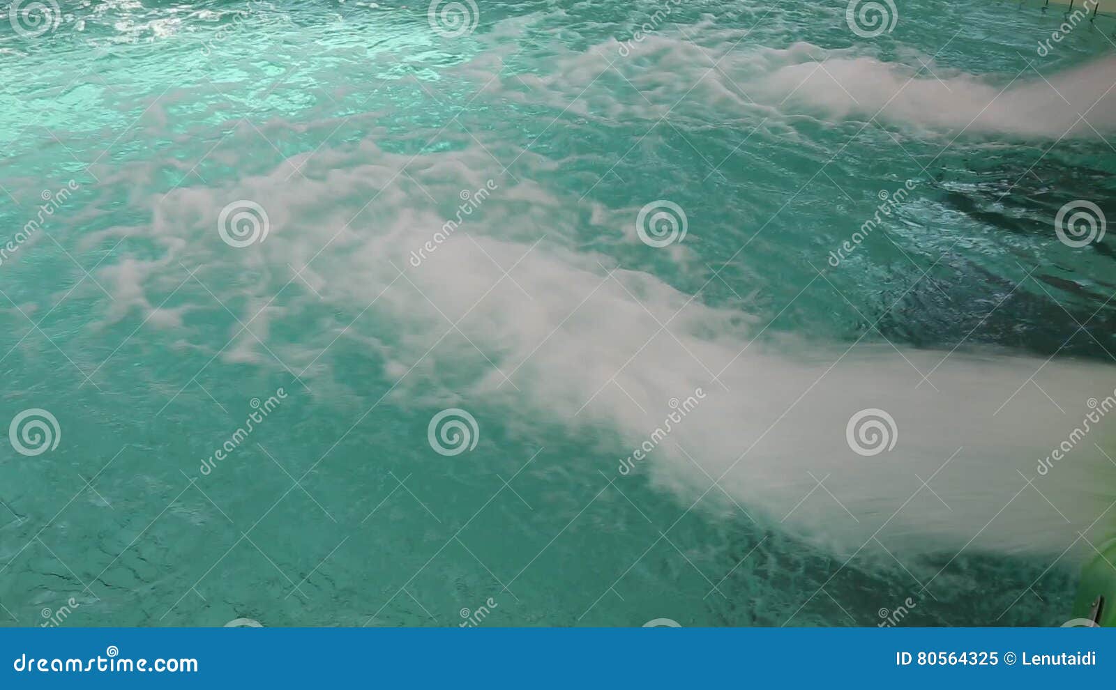 Powerful Water Jets in the Pool Stock Video - Video of attractive ...