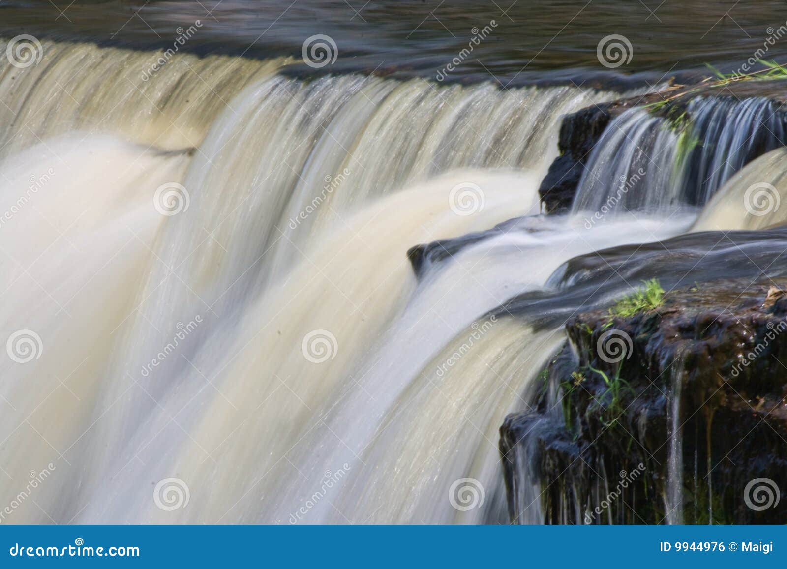 Powerful waterfall stock photo. Image of flowing, cascades - 9944976