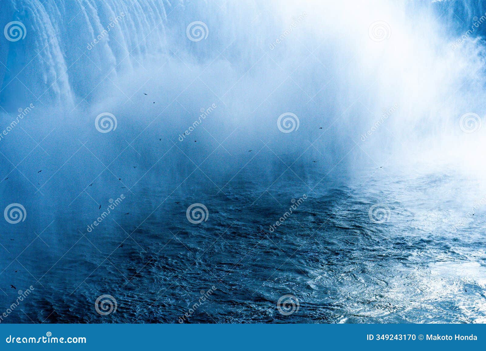 Powerful Waterfall With Dirty Water After The Rain Royalty-Free Stock ...