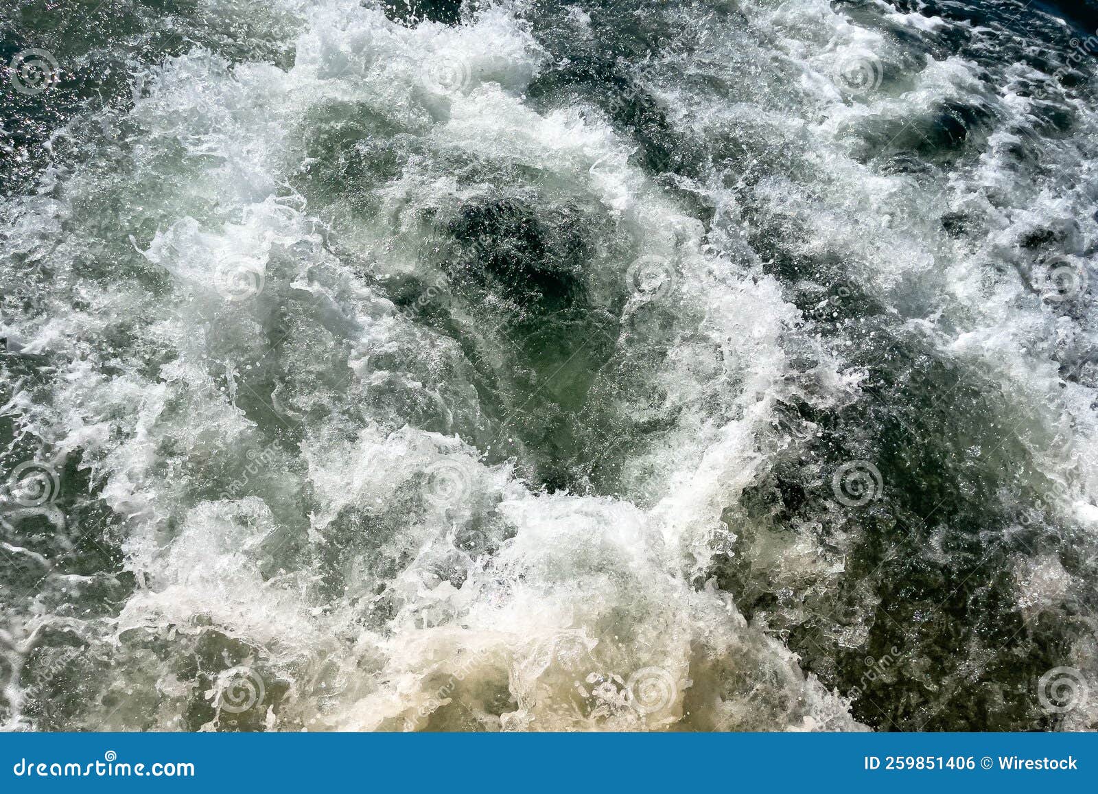 Powerful Waves Shot from a Fast Moving Boat Stock Photo - Image of boat ...