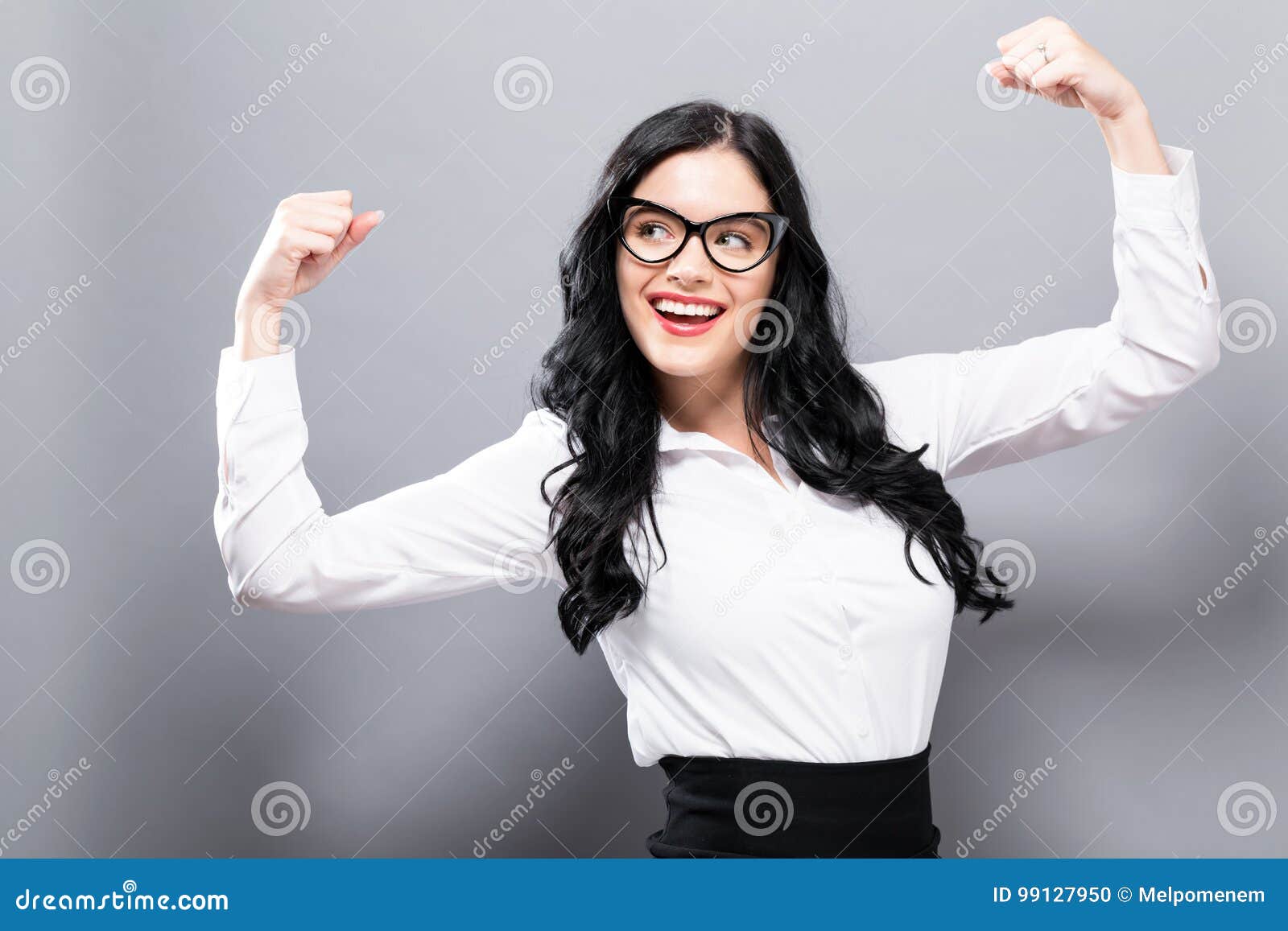 236 Cheering Woman One Color Background Stock Photos - Free & Royalty ...