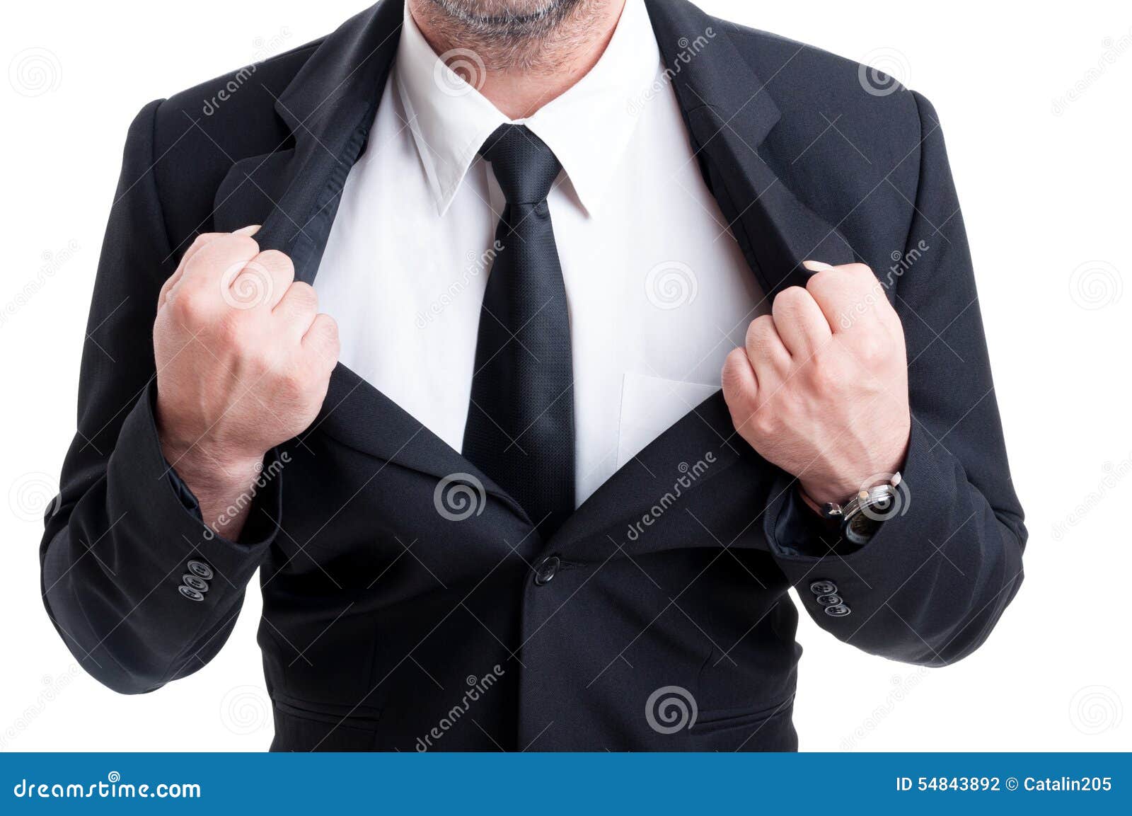 Powerfull and Strong Business Man Stock Photo - Image of masculine ...