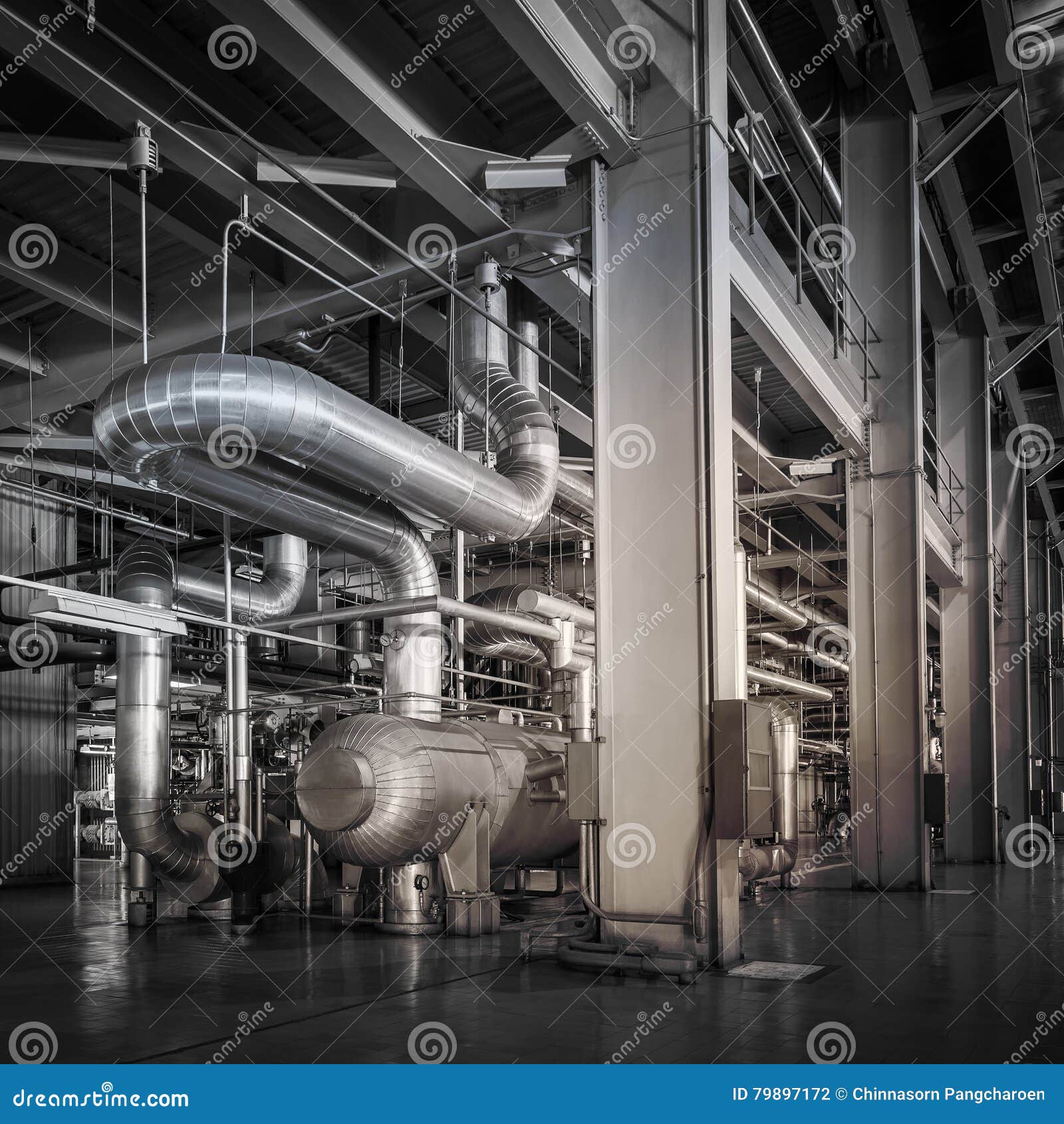 Powerhouse Pipe System Stock Photography | CartoonDealer.com #79897172