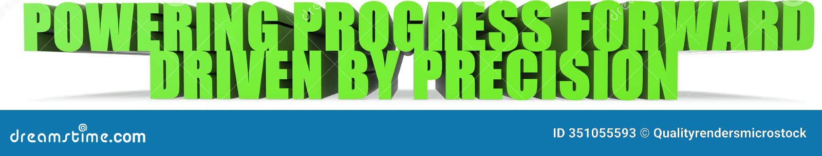 Powering Progress Through Innovation And Gears, 3d Text Royalty-Free ...