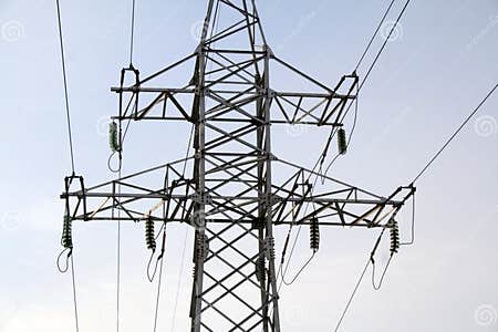 Powerline stock photo. Image of load, conductor, light - 2233696