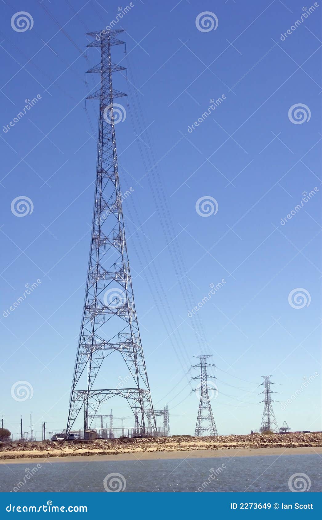 PowerLine stock image. Image of technology, engineering - 2273649