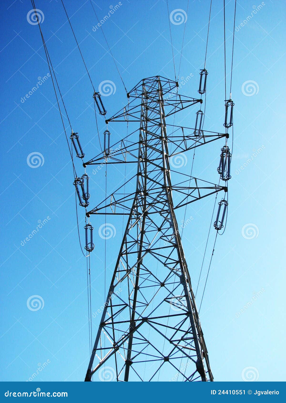 Powerline stock image. Image of electron, energie, nature - 24410551