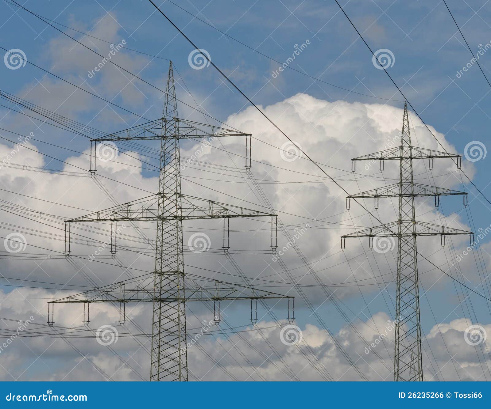 Powerline stock photo. Image of industry, generation - 26235266