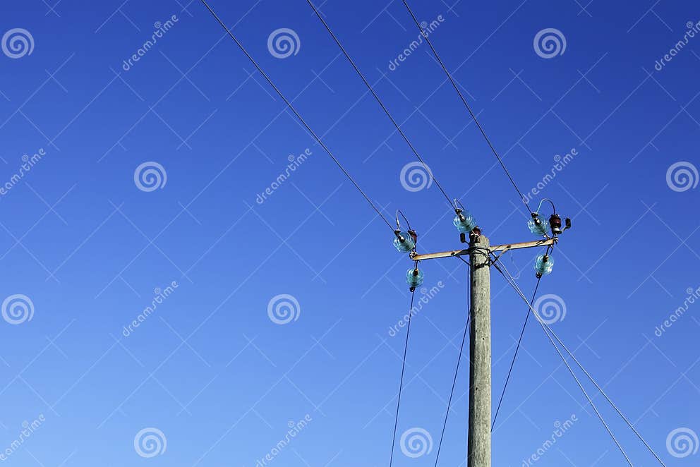 Powerline stock photo. Image of current, cable, parallel - 32941958