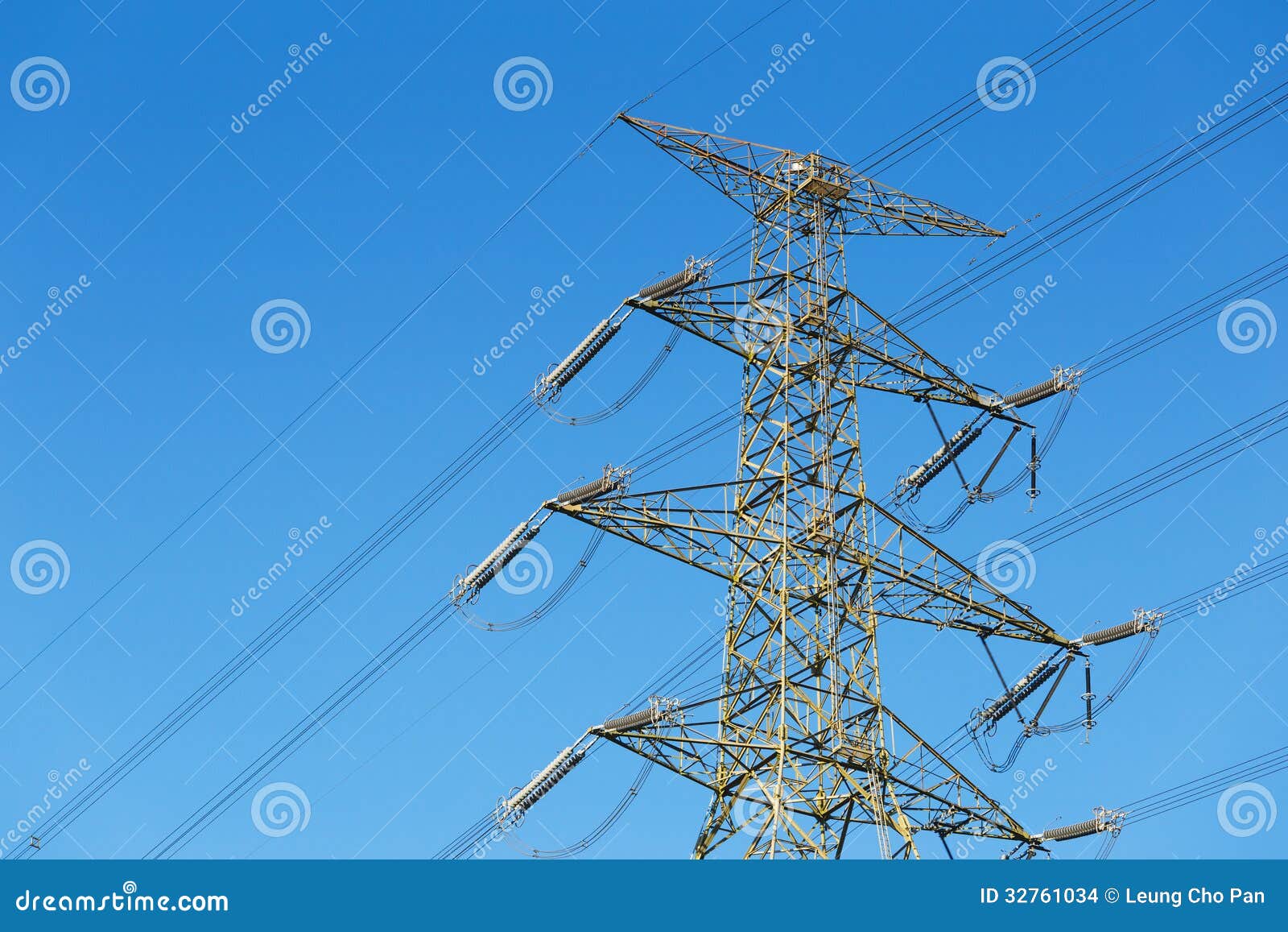 Powerline stock photo. Image of electrical, lines, network - 32761034