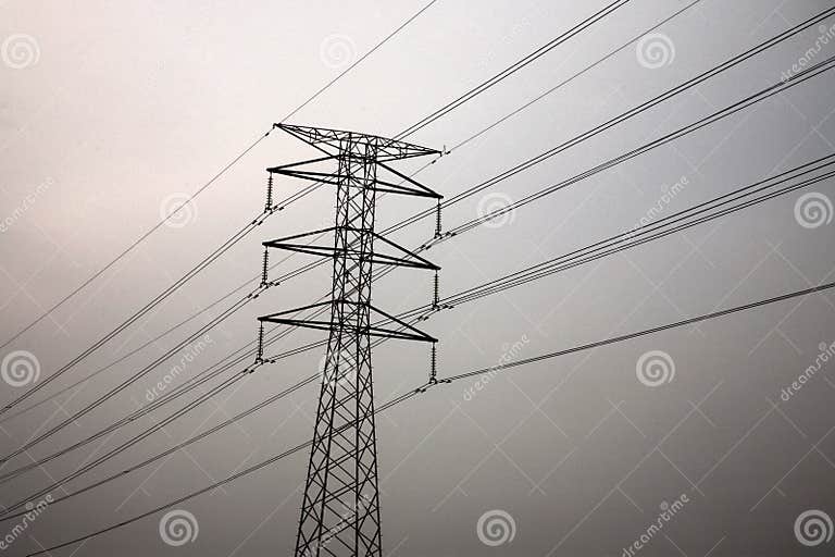 Powerlines stock photo. Image of connection, equipment - 13819040