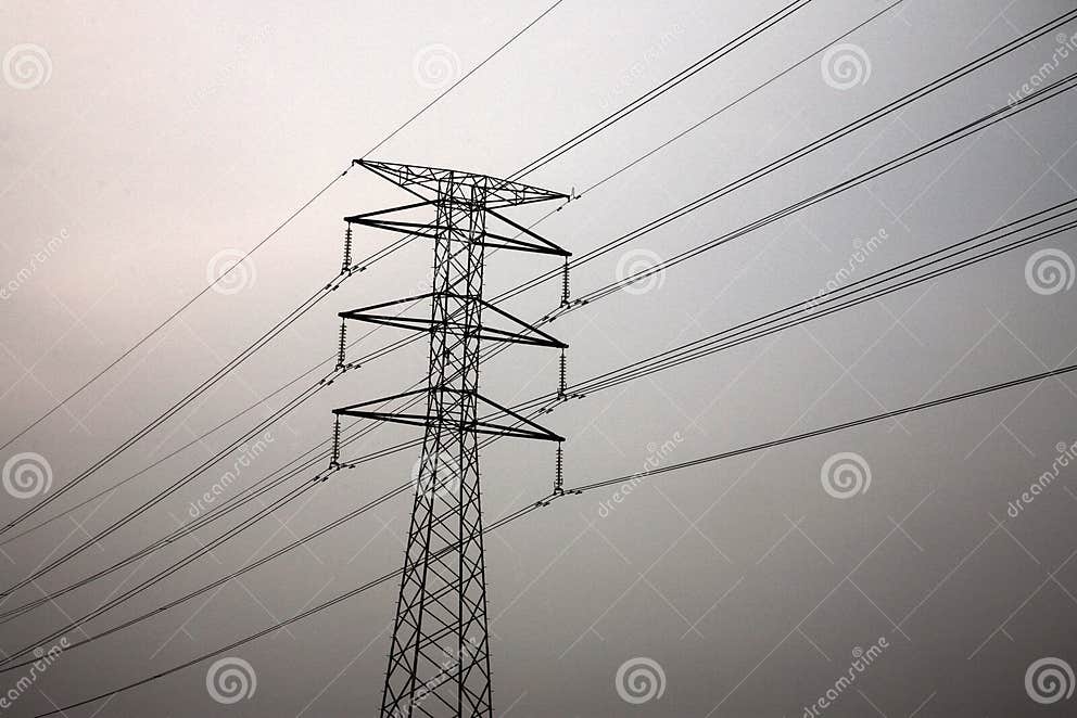 Powerlines stock photo. Image of connection, equipment - 13819040