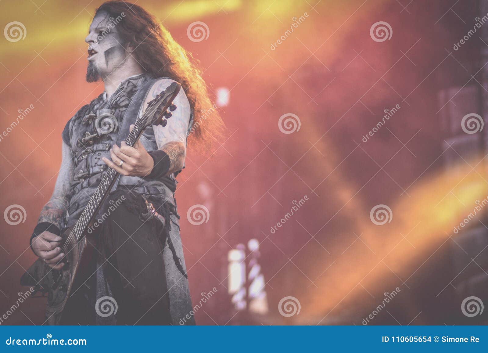 Powerwolf, Concert Vivant Hellfest 2017 De Greywolf Image stock ...