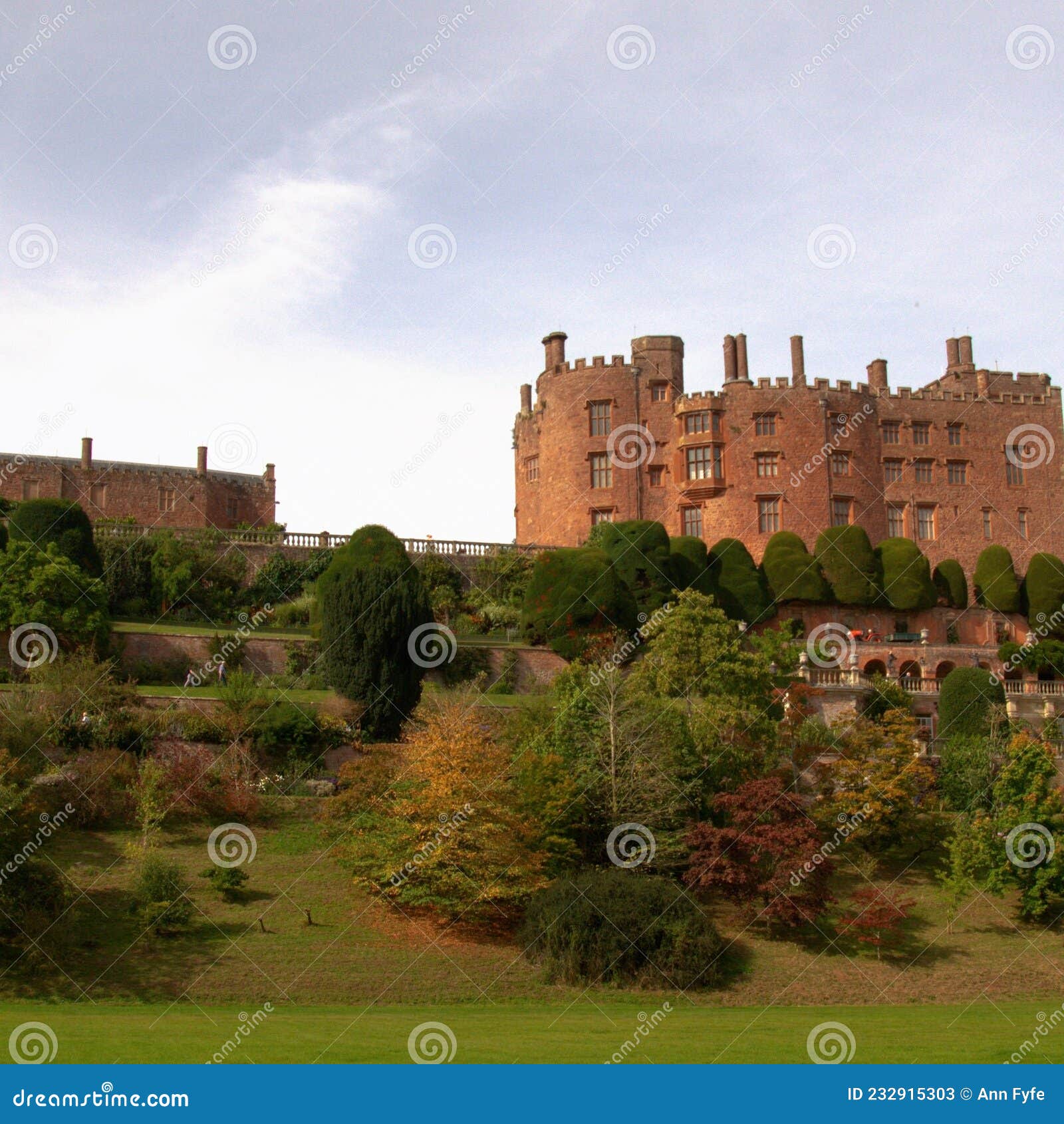 Powis Castle stock image. Image of wales, powys, castle - 232915303