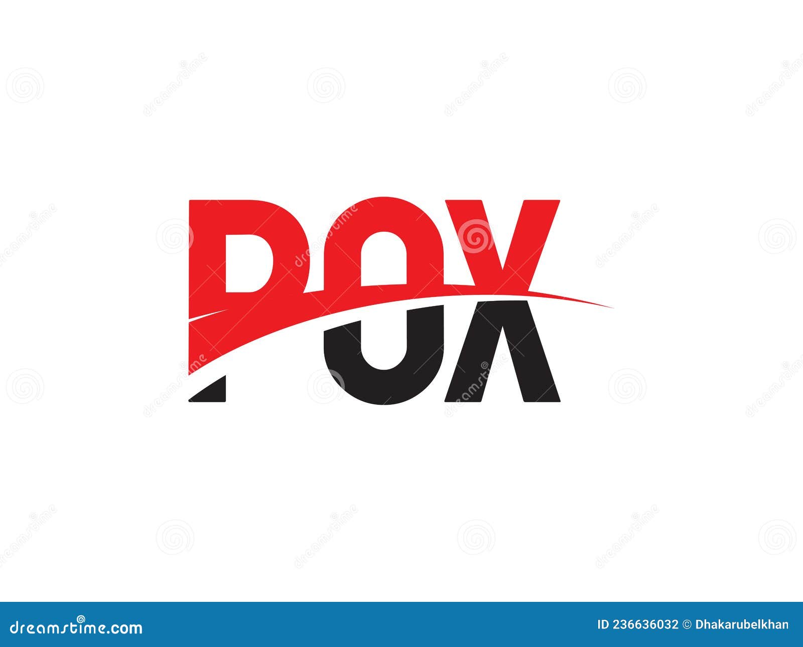 POX Letter Initial Logo Design Vector Illustration Stock Vector ...