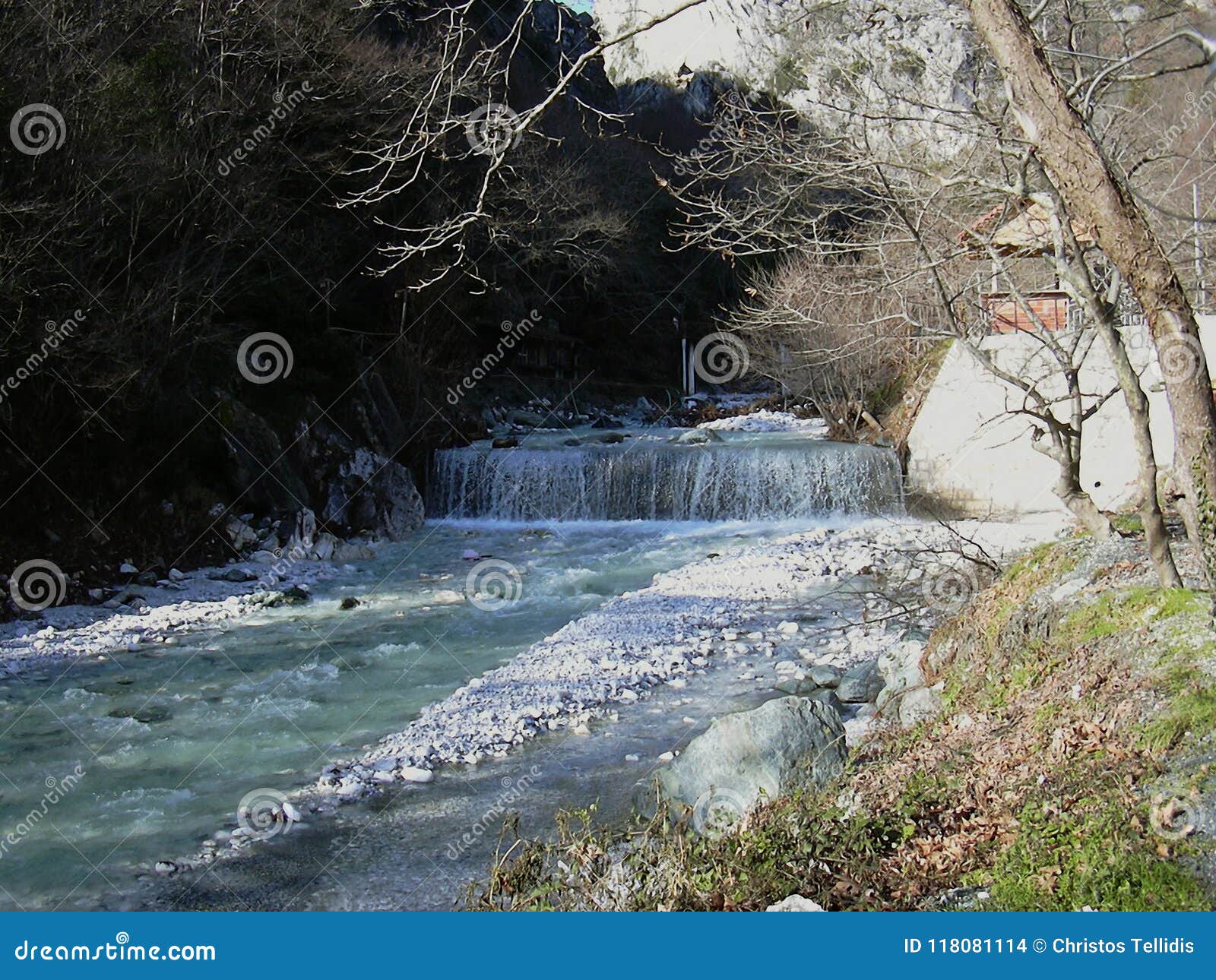 Pozar Thermal Baths Aridaia Greece Stock Photo - Image of baths ...