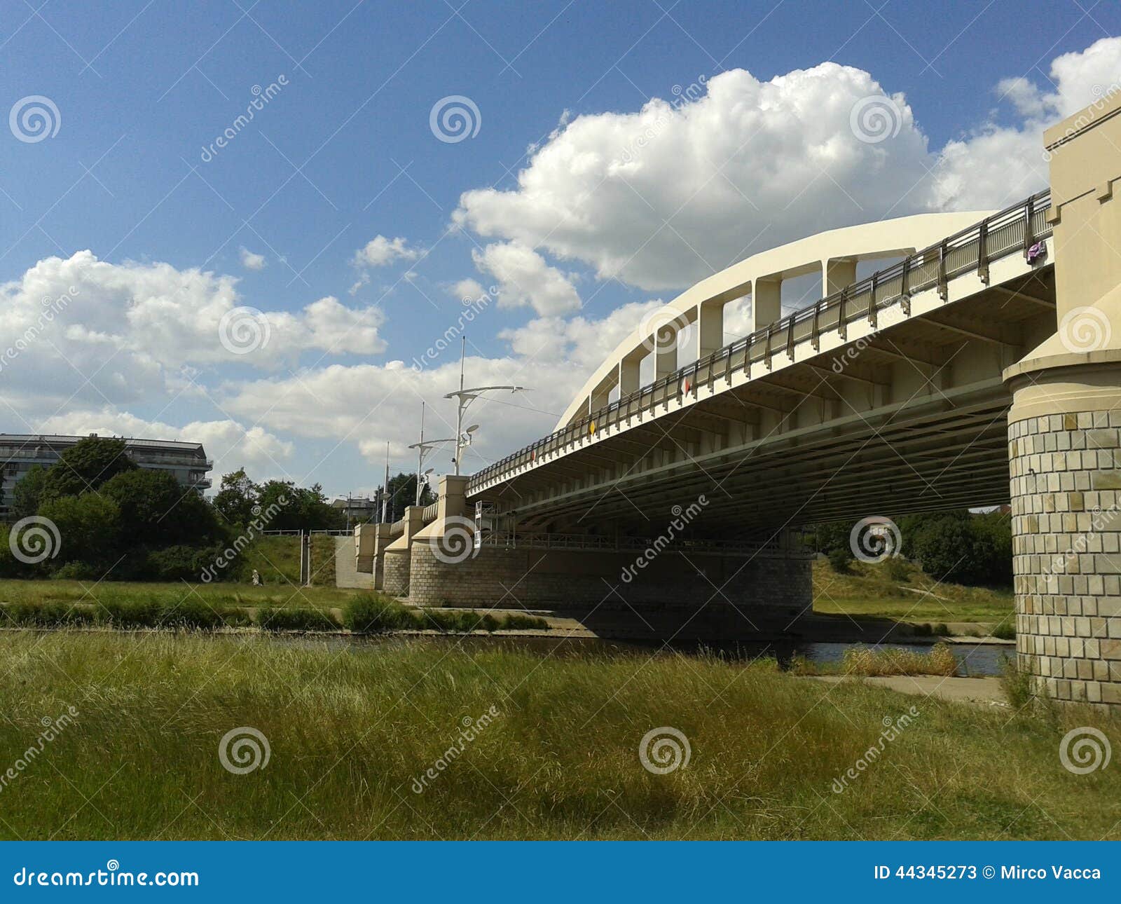 Poznan bridge stock image. Image of river, reservoir - 44345273