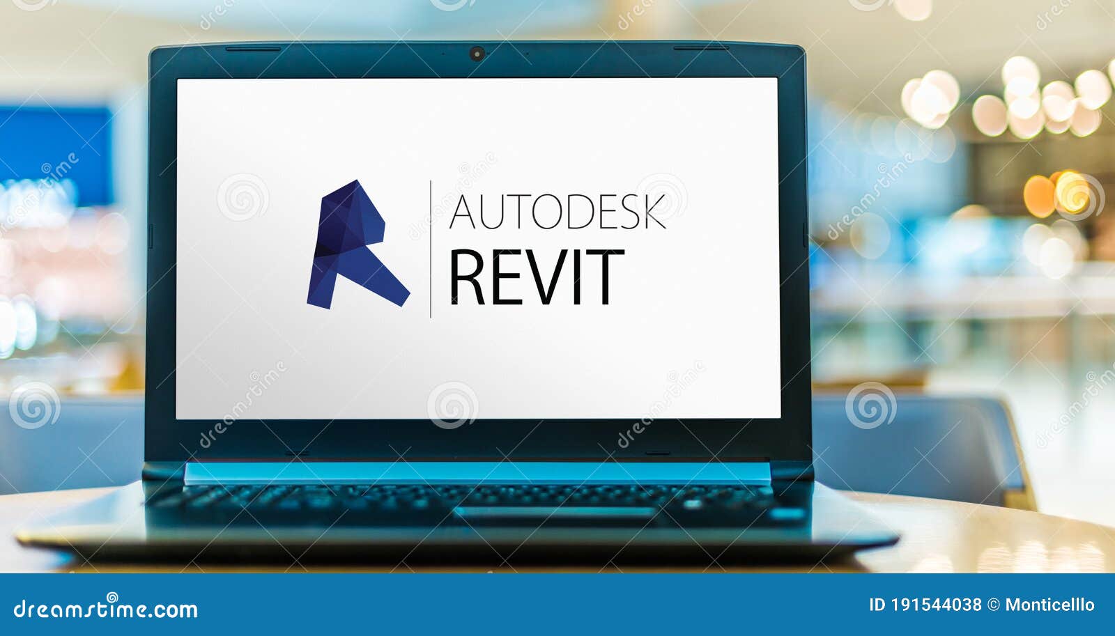 Laptop Computer Displaying Logo of Autodesk Revit Editorial Stock Photo ...