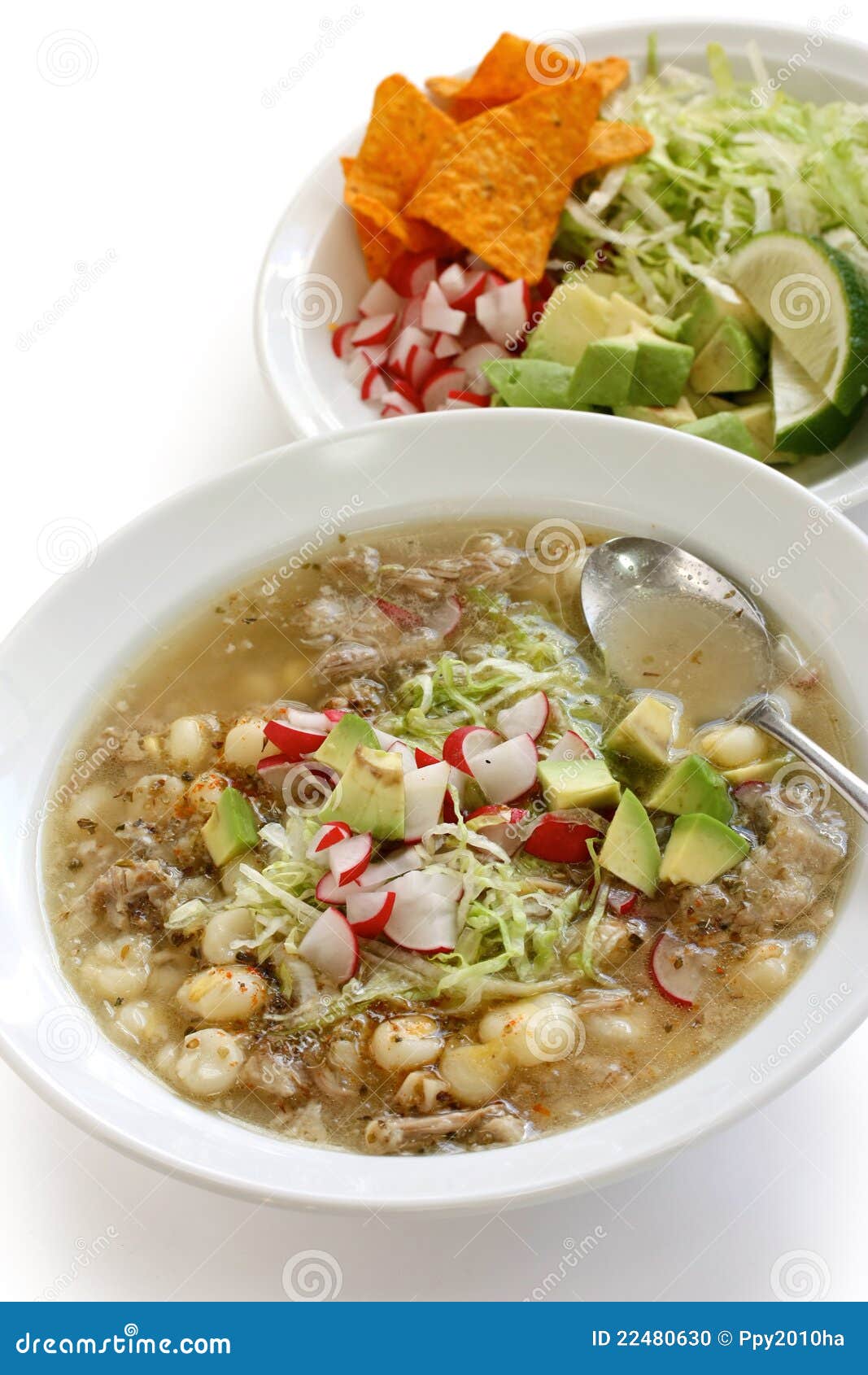 Pozole, mexican cuisine stock photo. Image of chicken - 22480630