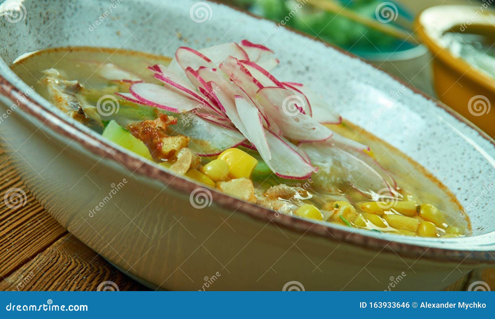 Pozole Rojo Mexican Soup Royalty-Free Stock Photography | CartoonDealer ...