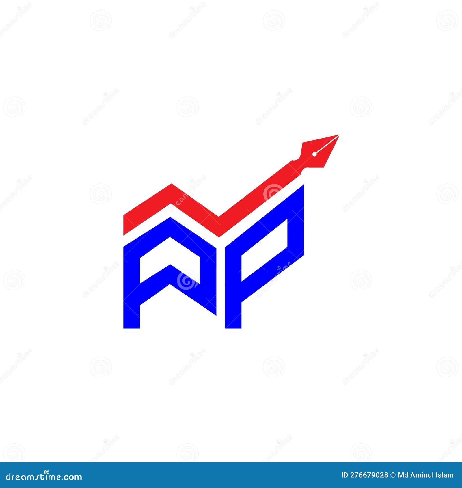 PP Letter Logo Creative Design with Vector Graphic, Stock Vector ...