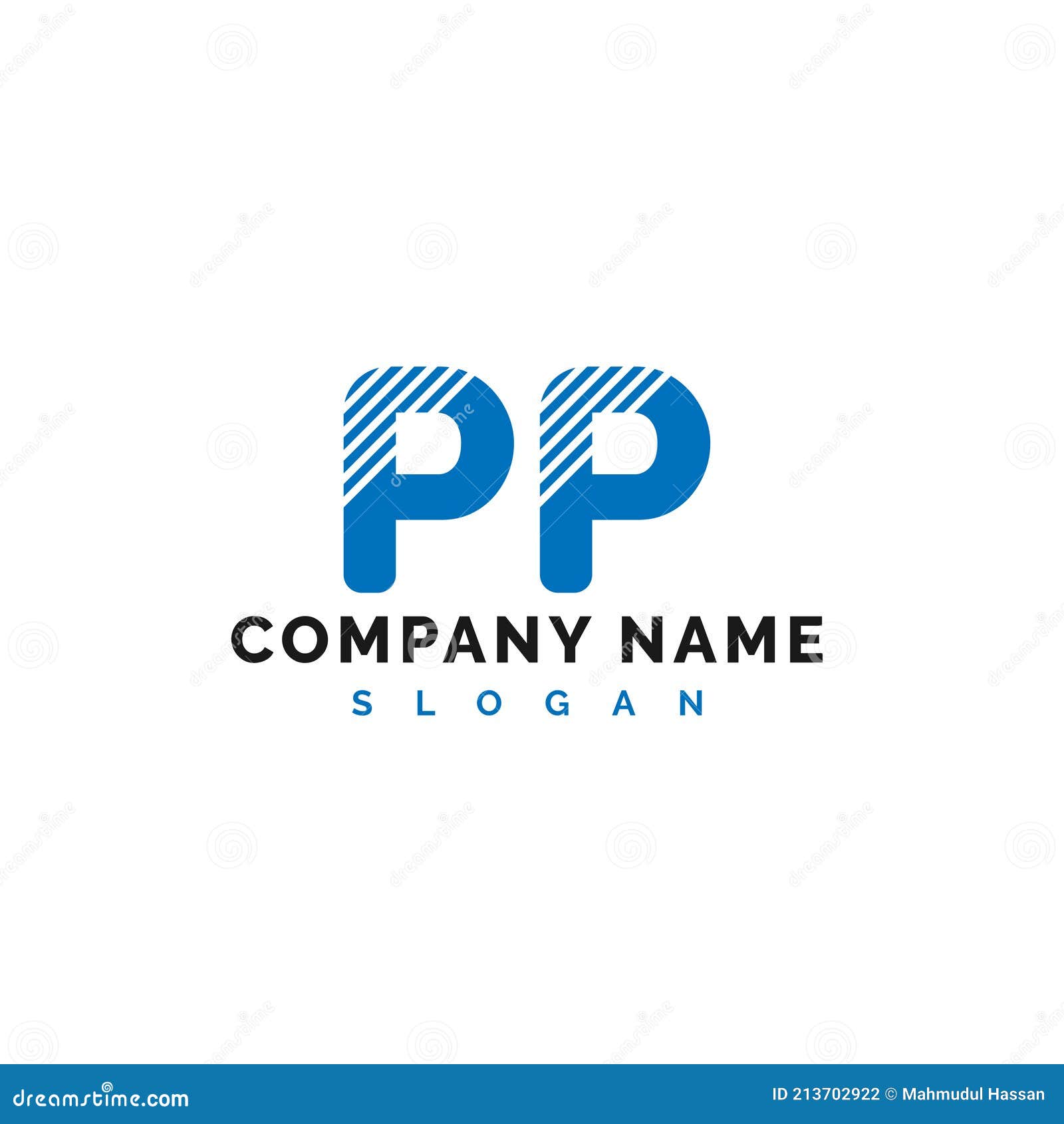 PP Letter Logo Design. PP Letter Logo Vector Illustration - Vector ...