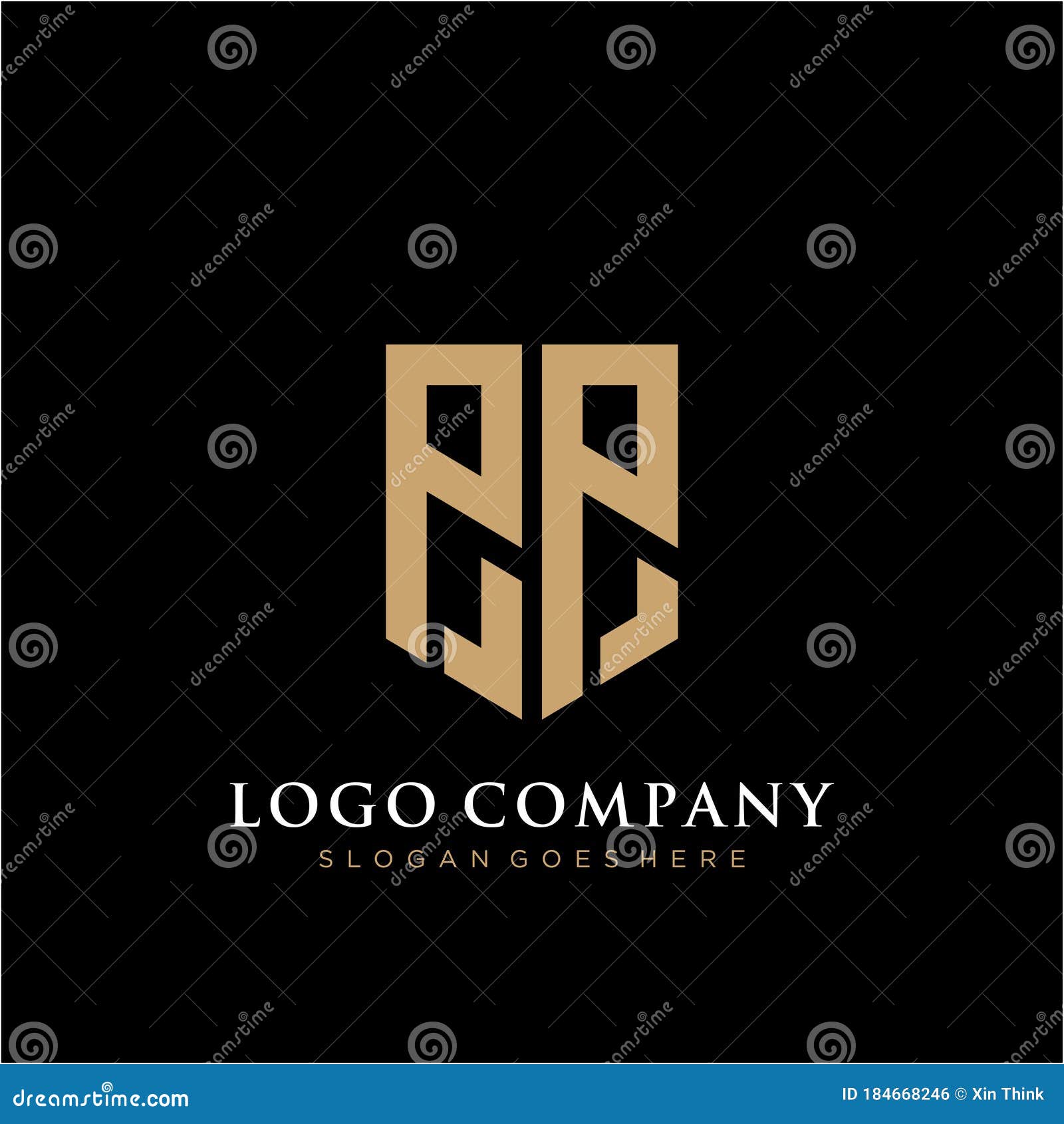 PP Letter Logo Icon Design Template Elements Stock Vector ...