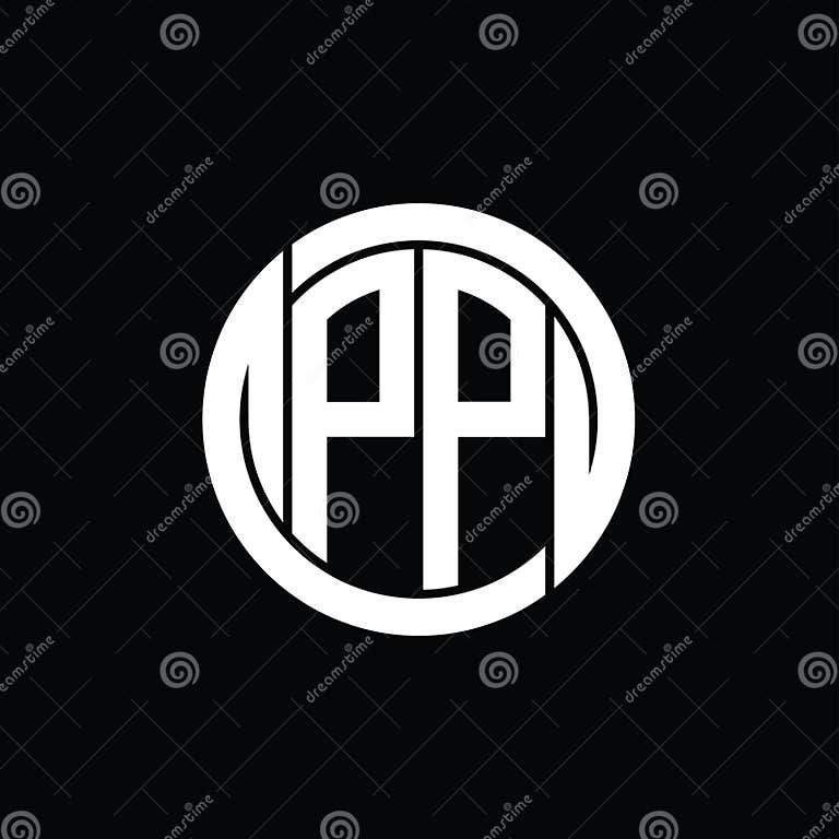 PP Logo Monogram Shield Inside Circle Shape Vector Images Design ...